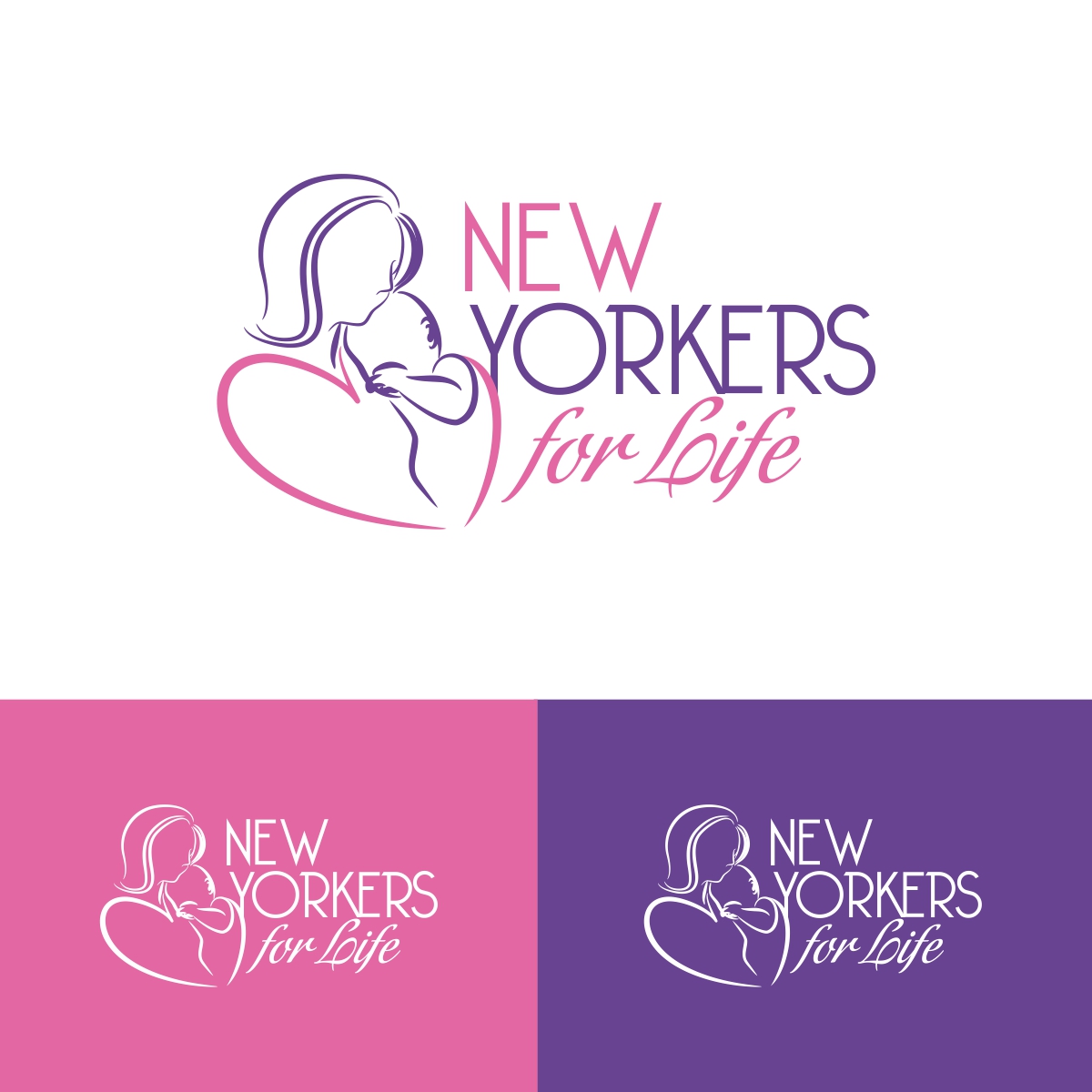 Feminine, Elegant, Non-Profit Logo Design for New Yorkers for Life by ...