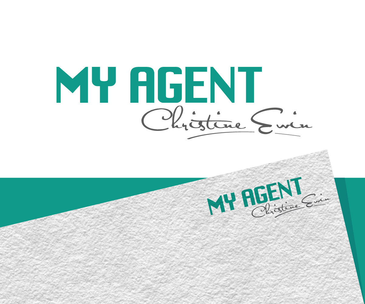 Modern, Serious, Real Estate Agent Logo Design for My Agent Christine ...