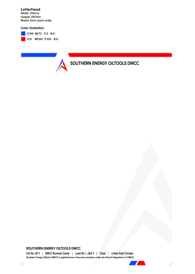 Serious, Professional, Oil And Gas Letterhead Design for a Company by ...