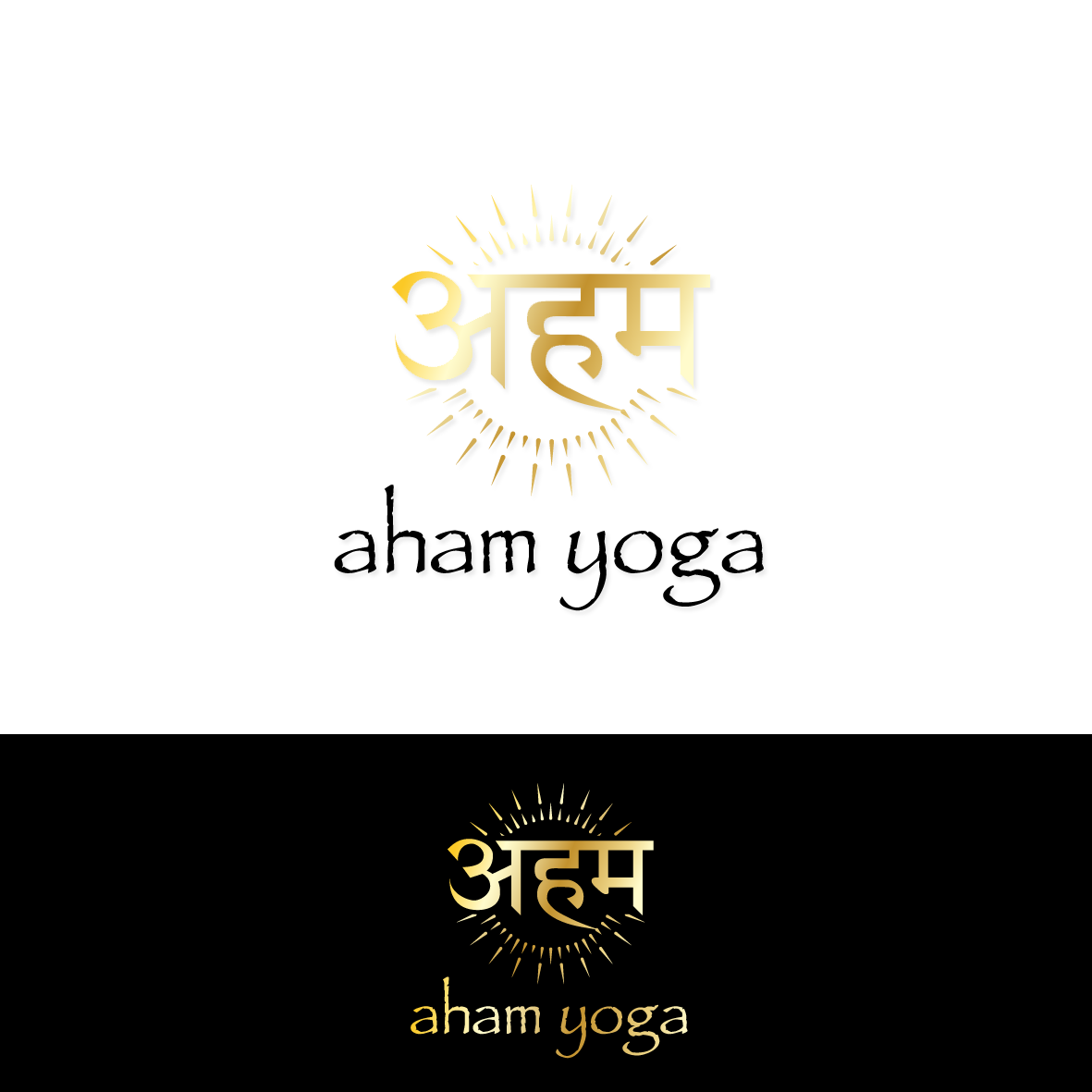 Personable, Upmarket Logo Design for aham yoga by Samantha Ward Design ...