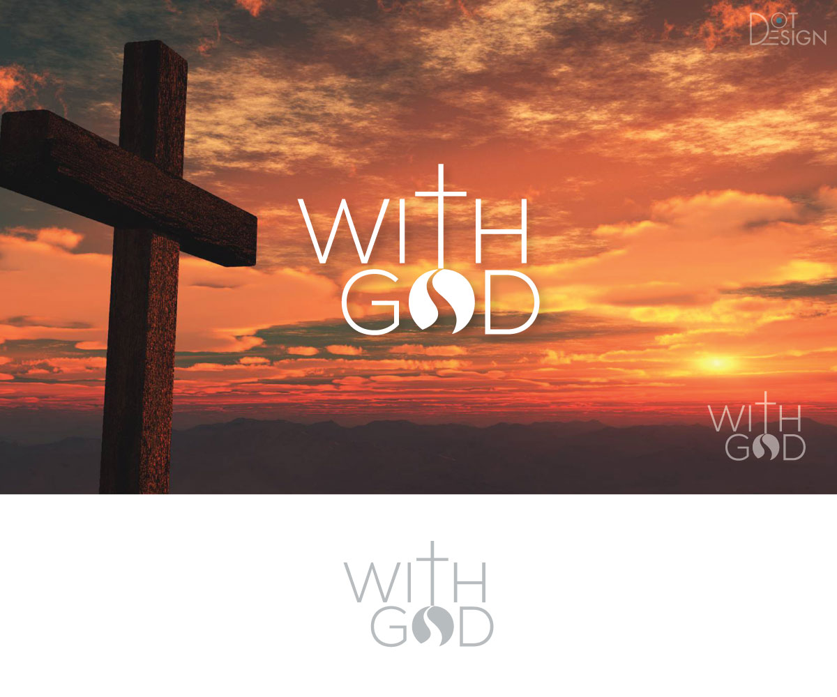 Modern, Elegant Logo Design for With God by Dot Design 3 | Design #21739333