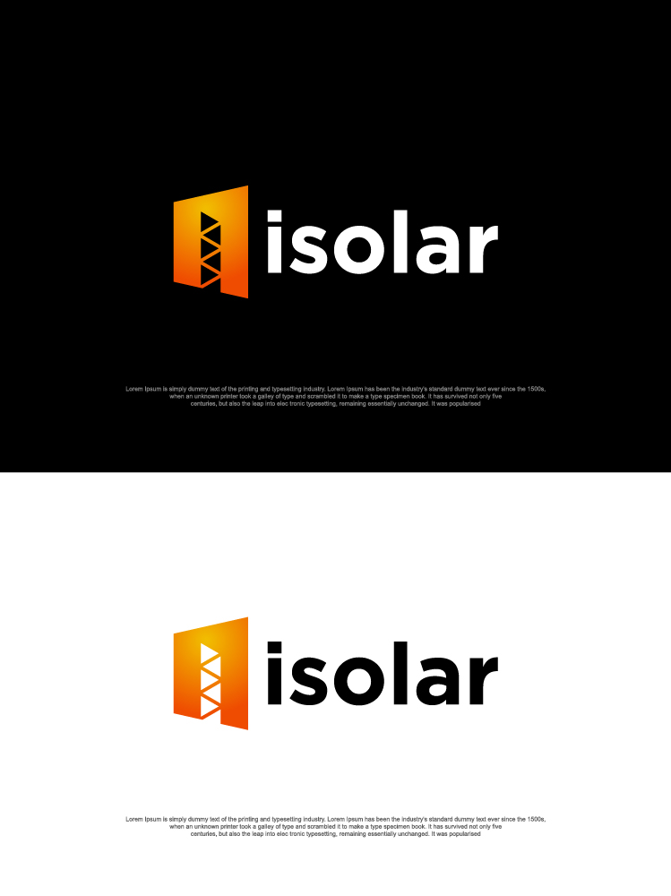 Elegant, Playful Logo Design for isolar by sushsharma99 | Design #21716792