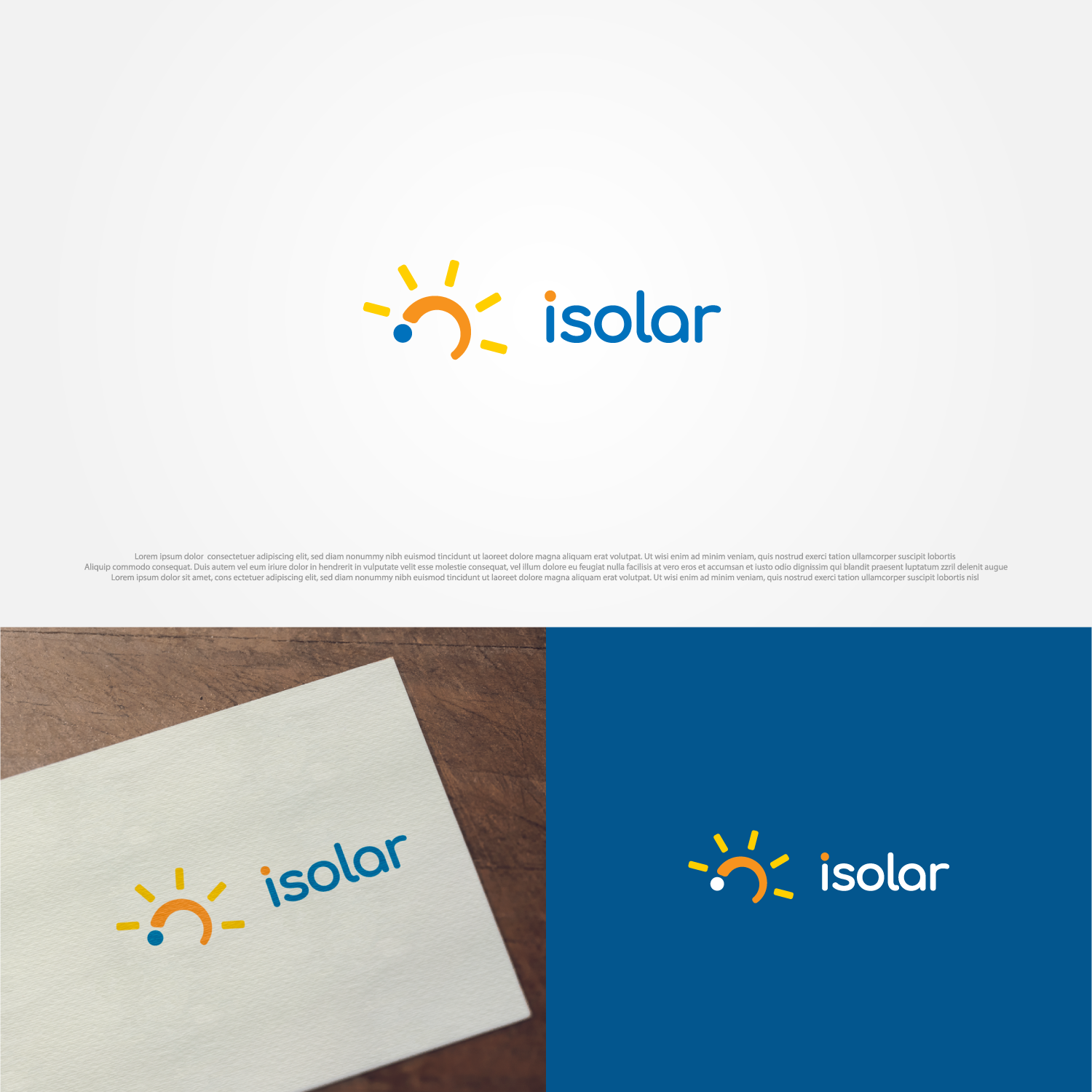 Elegant, Playful Logo Design for isolar by Vndesign2018 | Design #21719204