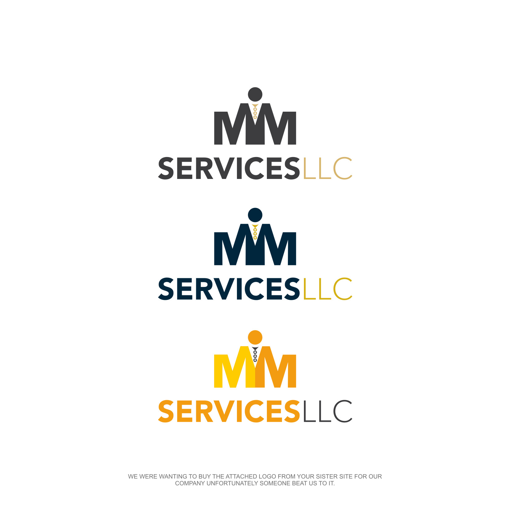 Logo Design for M M SERVICES LLC by heymlett | Design #21758946