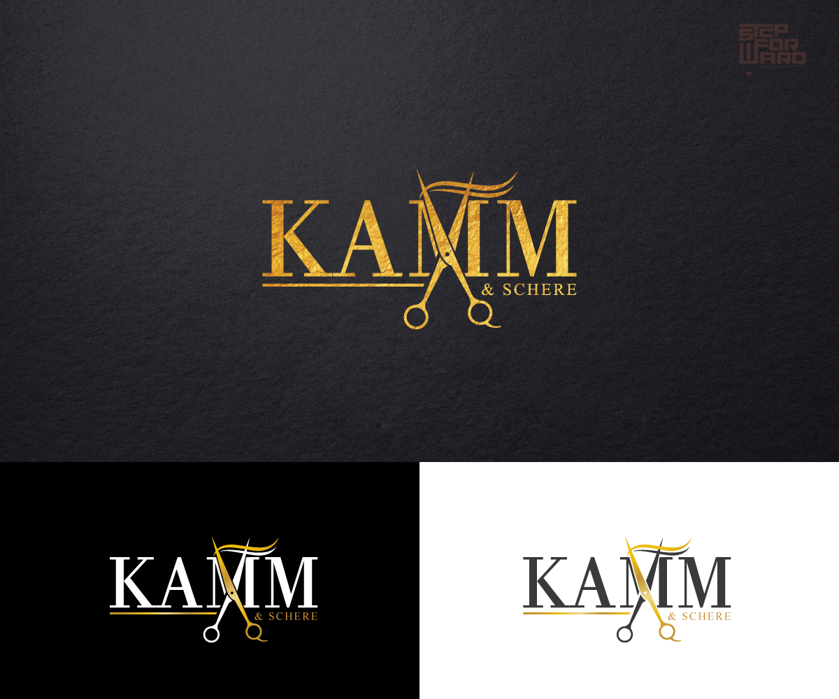 Logo Design for Kamm & Schere by step forward 2 | Design #21764043