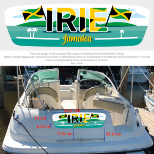 Irie - Boat Name | 25 Graphic Designs for Ascending Airport Services