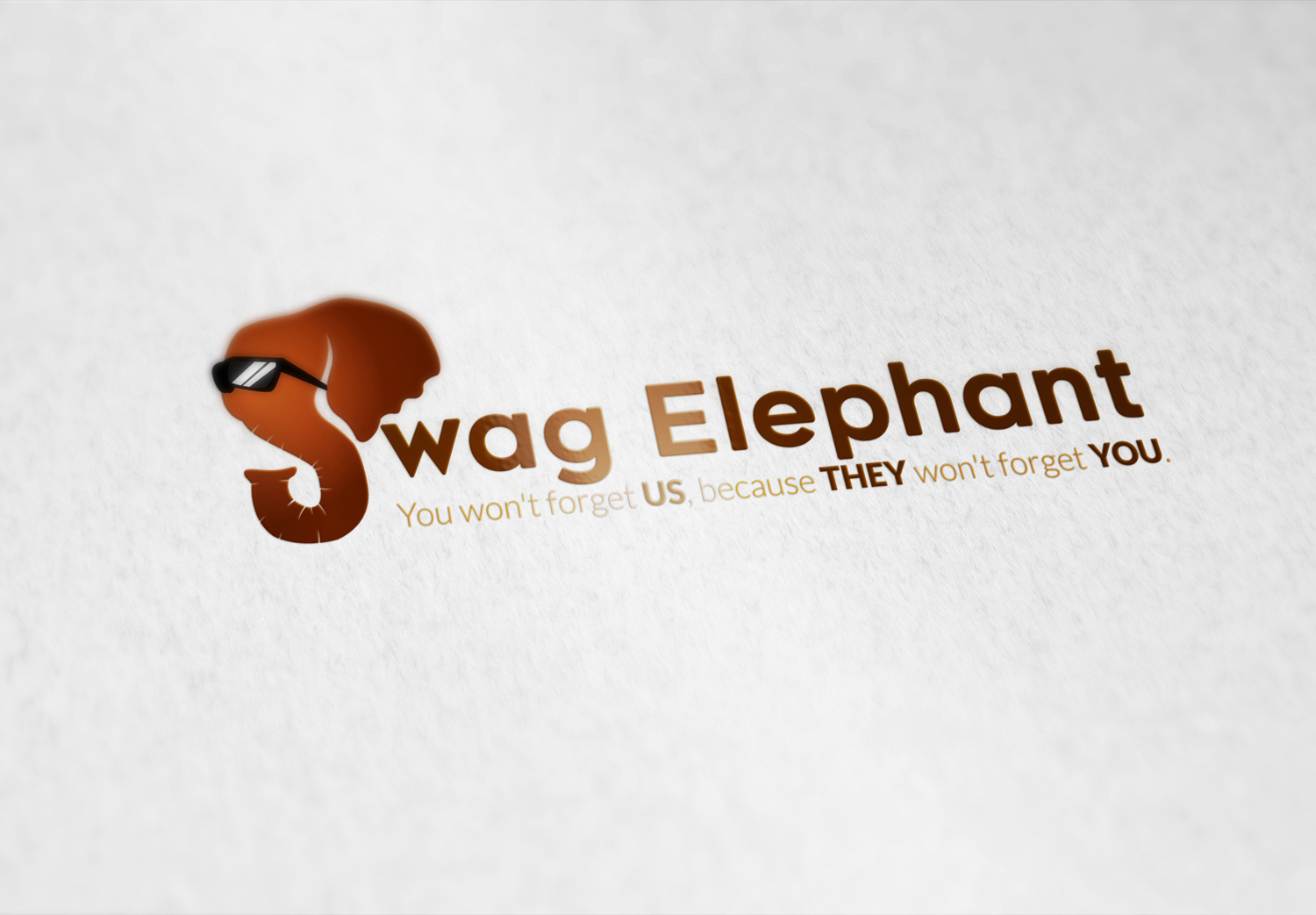 Serious, Modern, Clothing Logo Design for Swag Elephant (Add Tag line ...