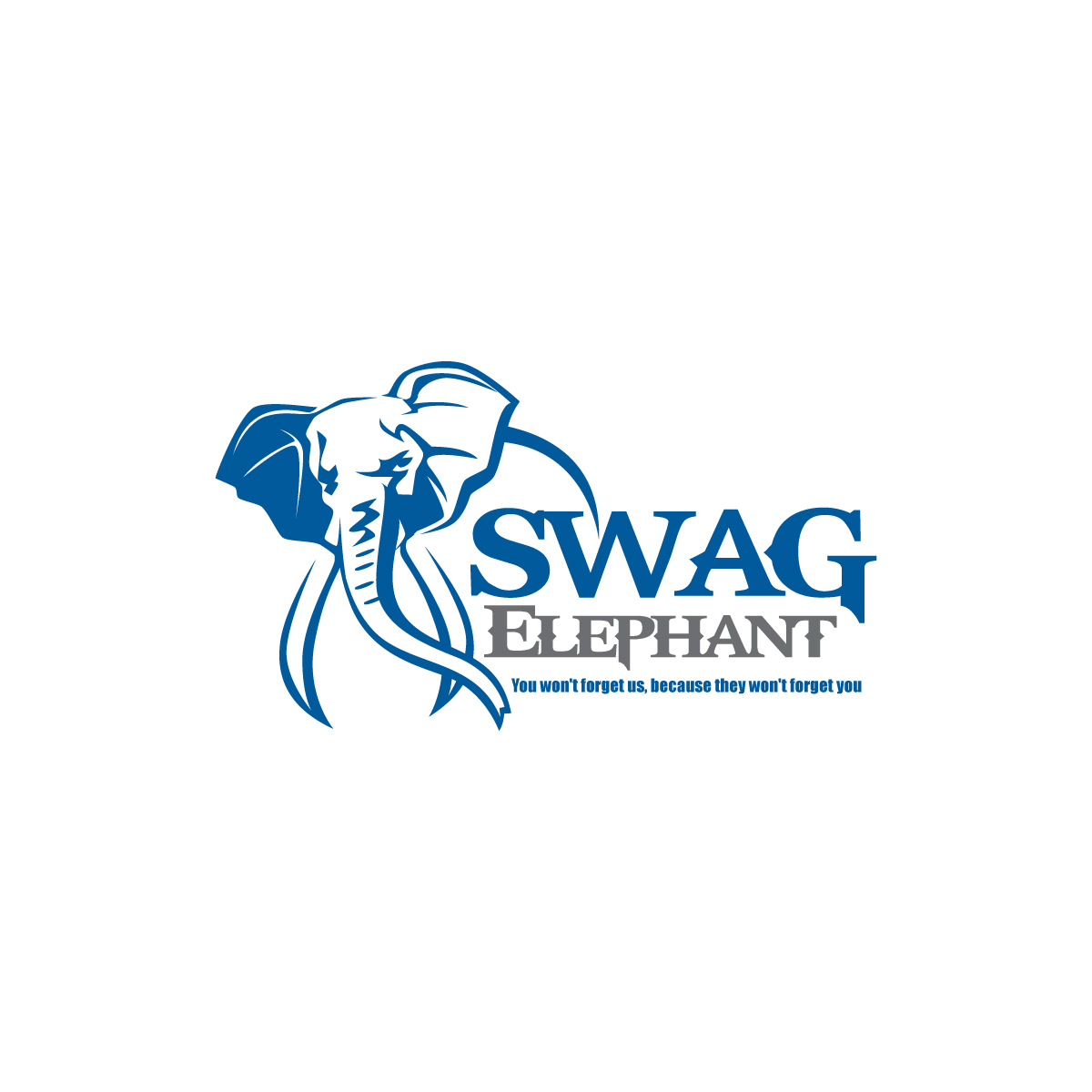 Serious, Modern, Clothing Logo Design for Swag Elephant (Add Tag line ...