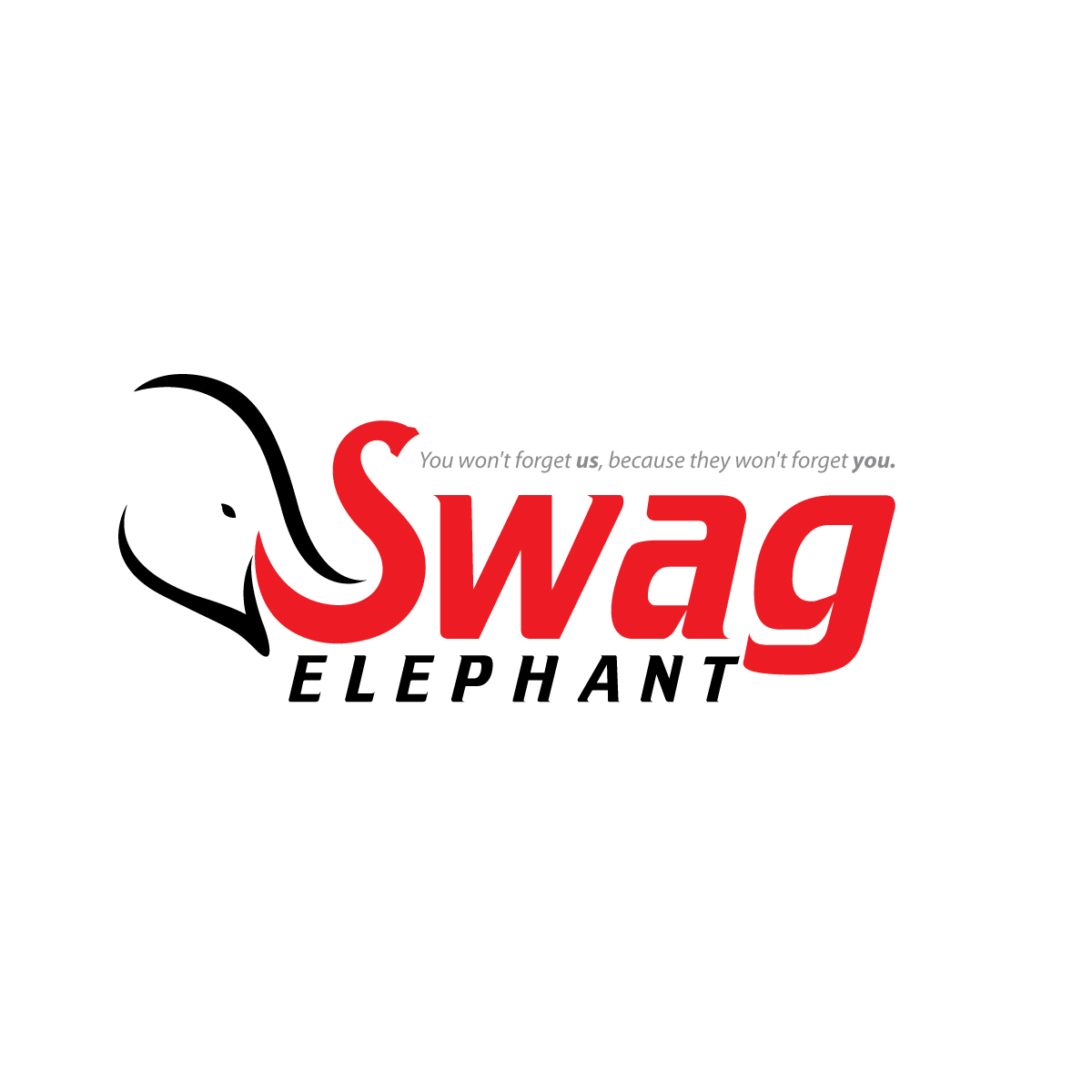 Serious, Modern, Clothing Logo Design for Swag Elephant (Add Tag line ...