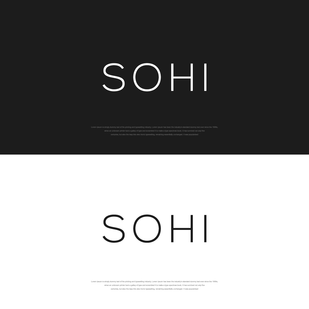 Elegant, Playful Logo Design for SOHI by sushsharma99 | Design #21779505
