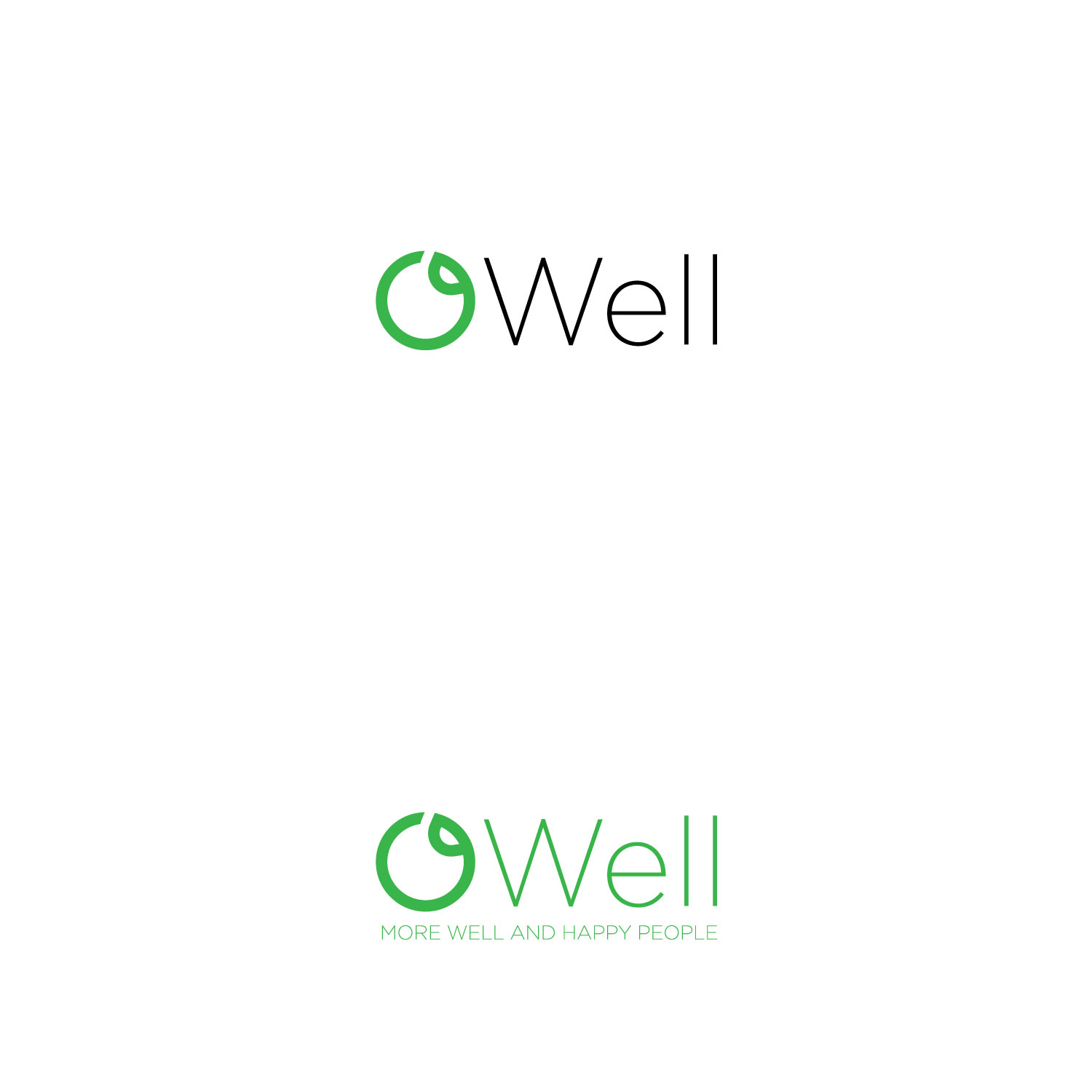 Elegant, Playful Logo Design for O Well. I would also like to see some ...