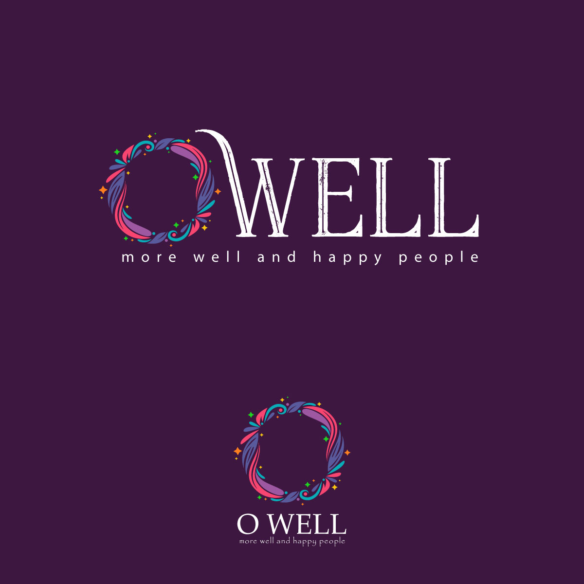 Elegant, Playful Logo Design for O Well. I would also like to see some ...