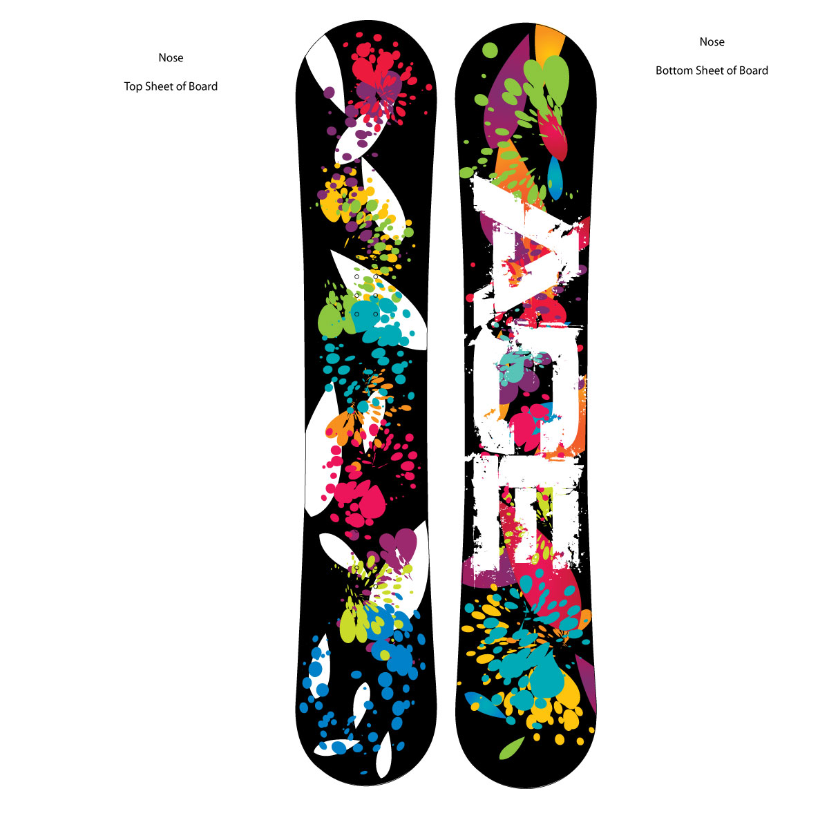 Snowboard Graphic Design at Tyson Walsh blog