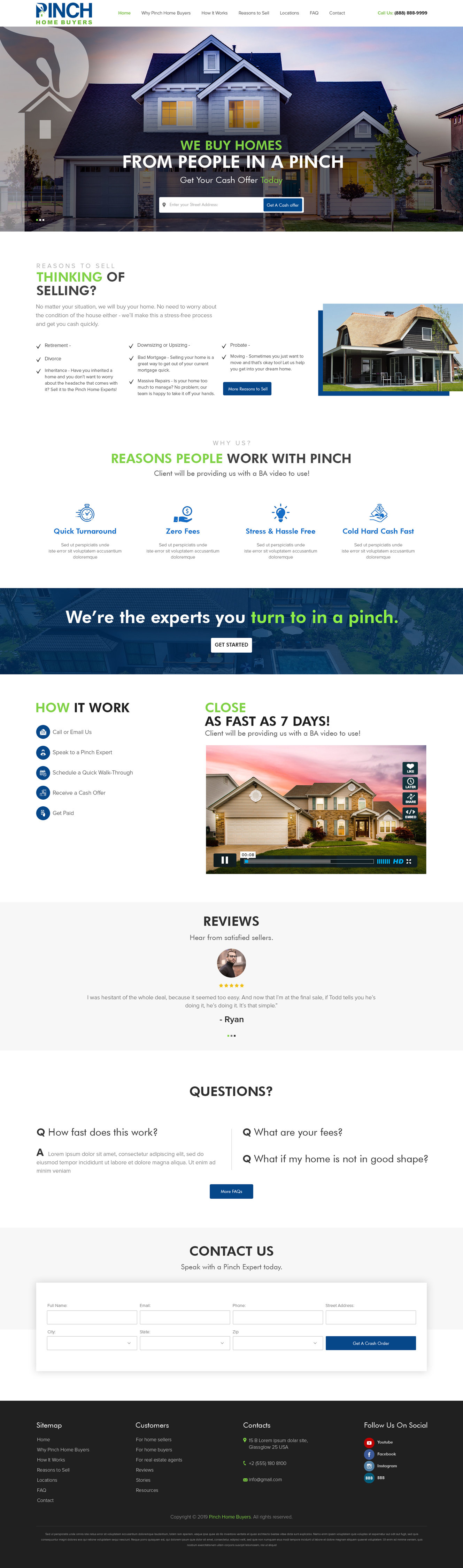 Web Design for a Company by sai.designer87 | Design #21789134