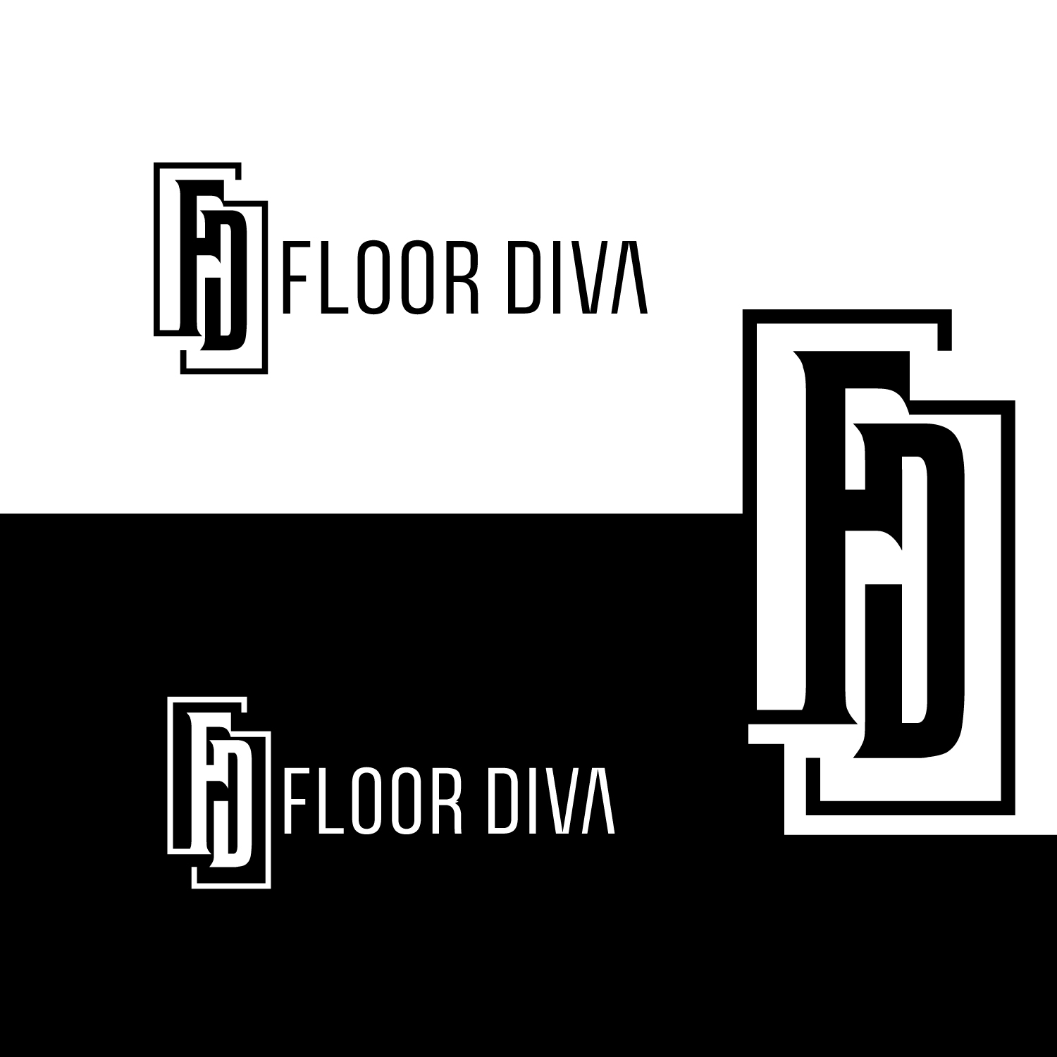 Elegant, Playful, Floor Logo Design for FD //FLOOR DIVA by ...
