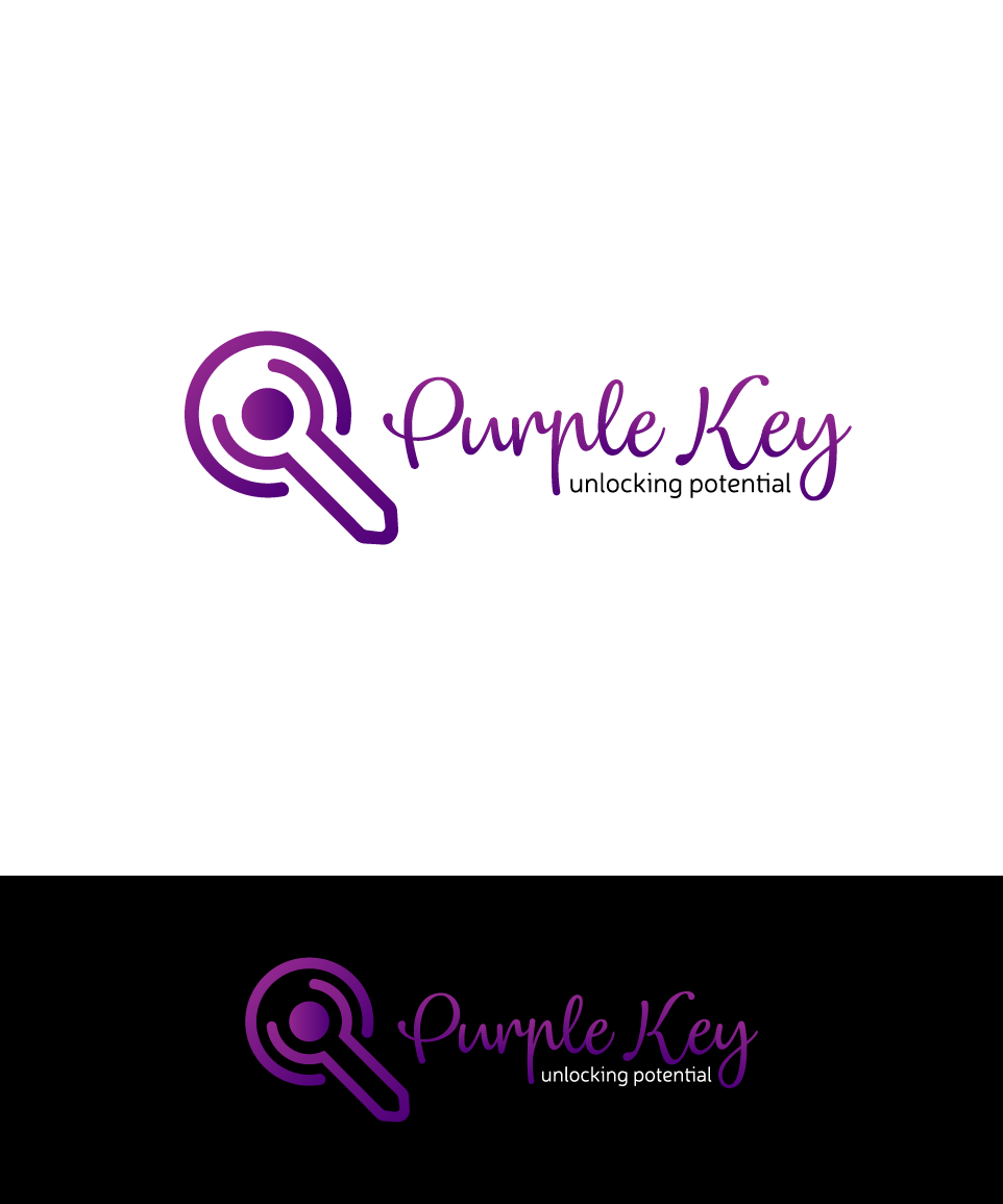 Professional, Elegant Logo Design for Purple Key with or without the ...