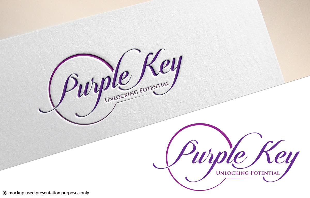 Professional, Elegant Logo Design for Purple Key with or without the ...