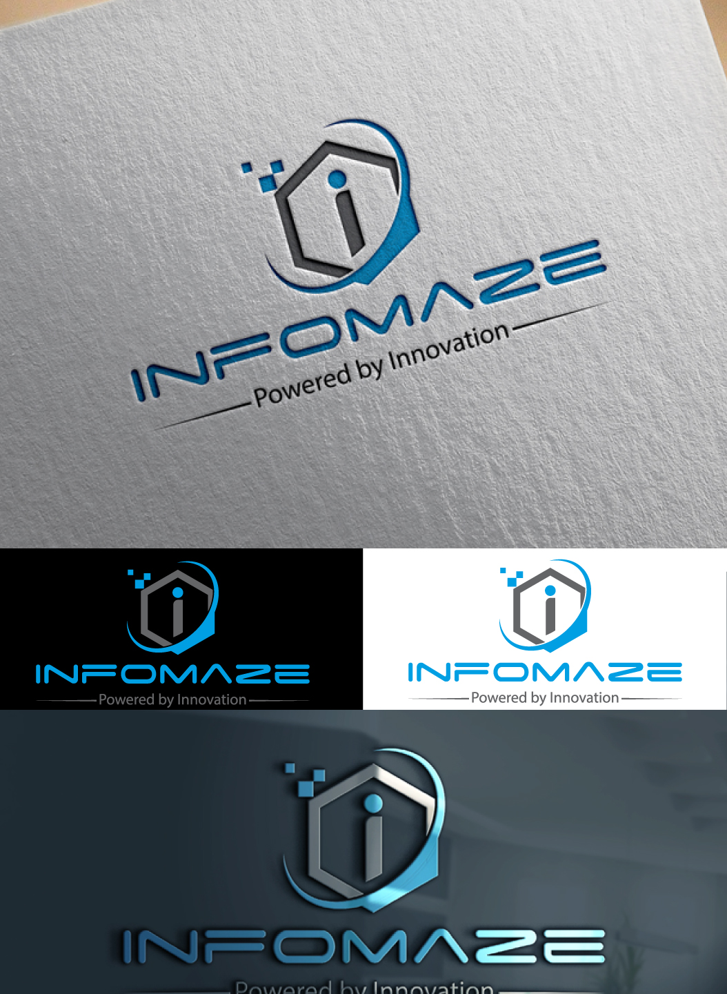 Bold, Serious, Computer Software Logo Design for Infomaze by jemmy f 2 ...