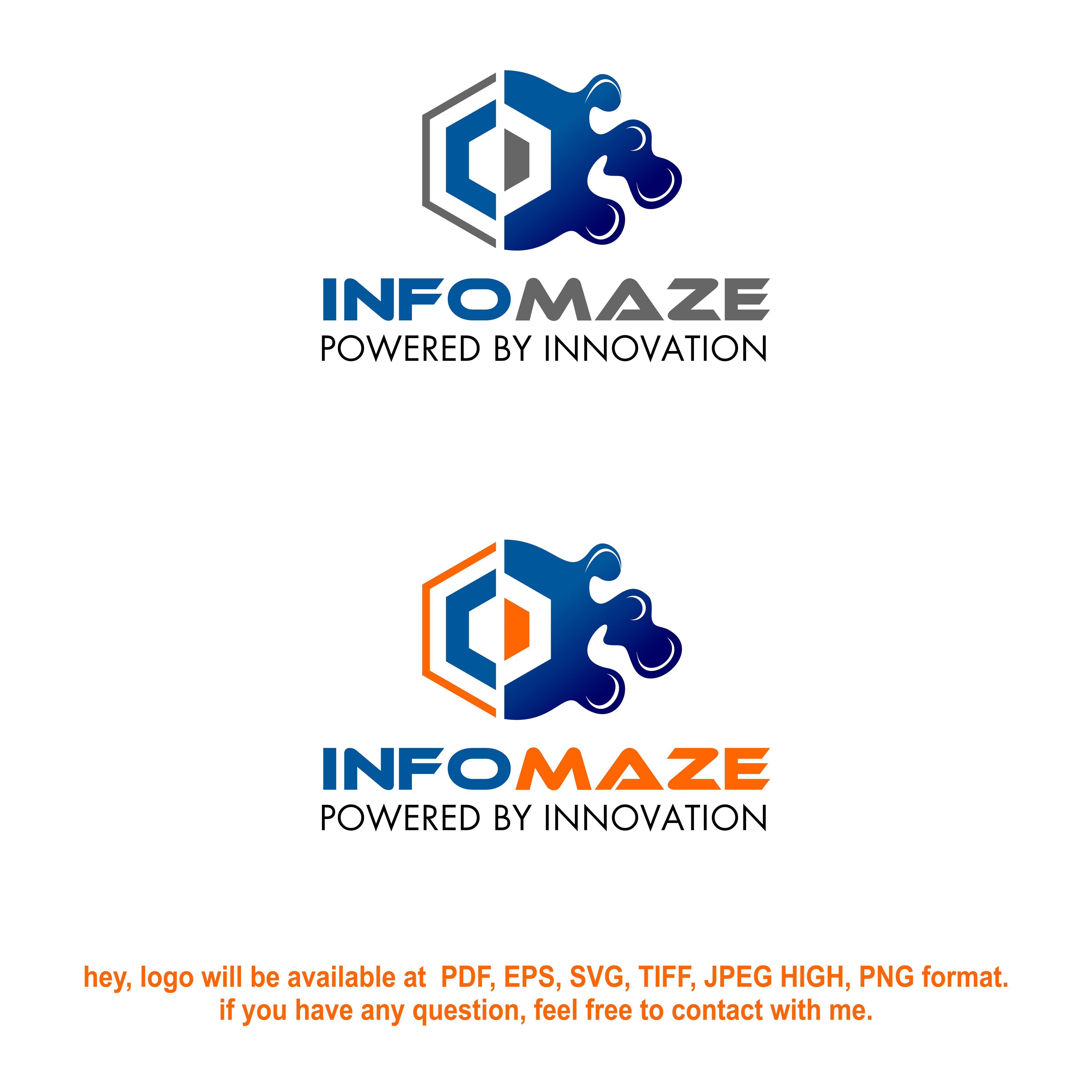 Bold, Serious, Computer Software Logo Design for Infomaze by Kreative ...