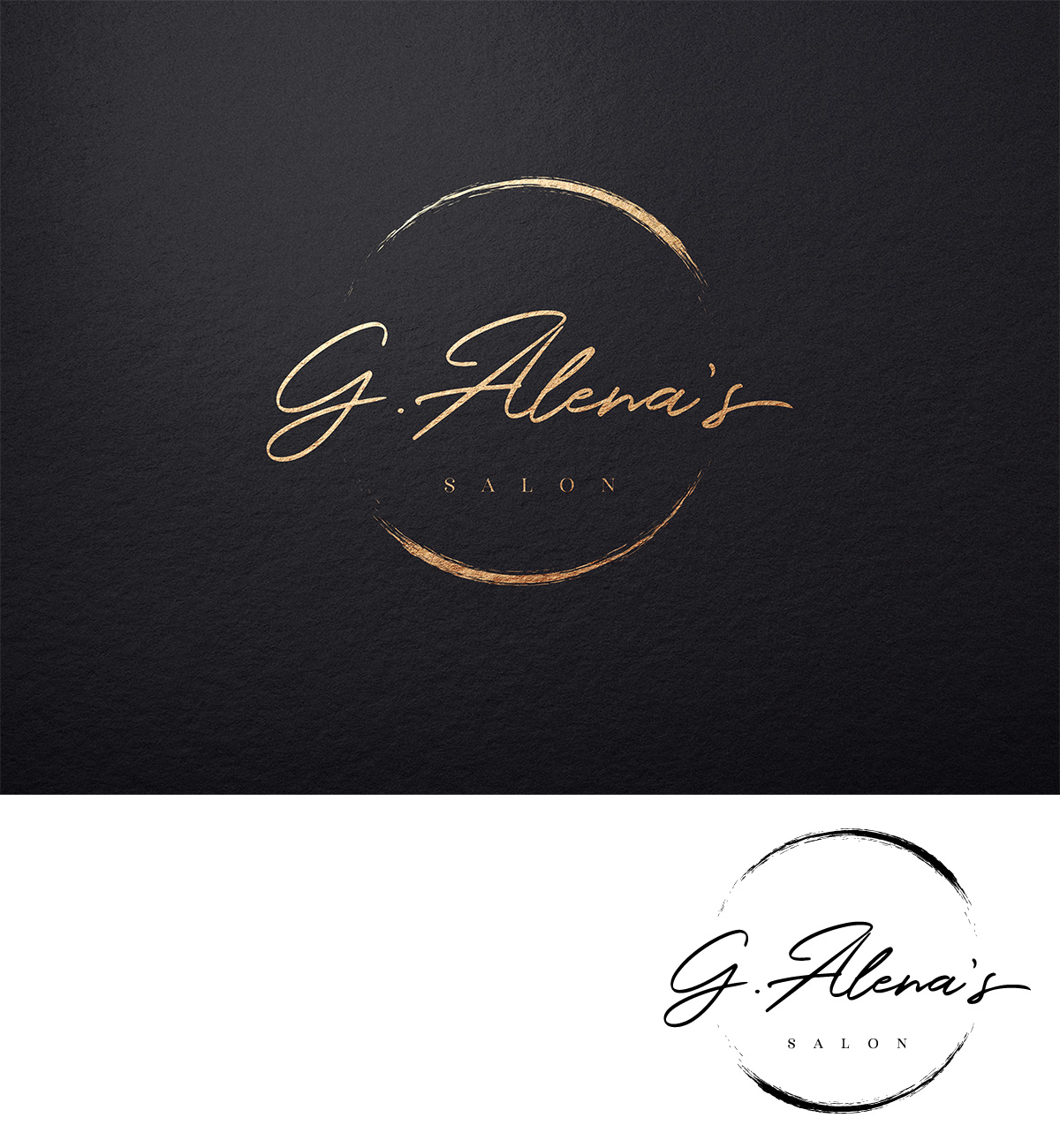 Upmarket, Serious Logo Design for G. Alena's or G. Alena's Salon by H-H ...
