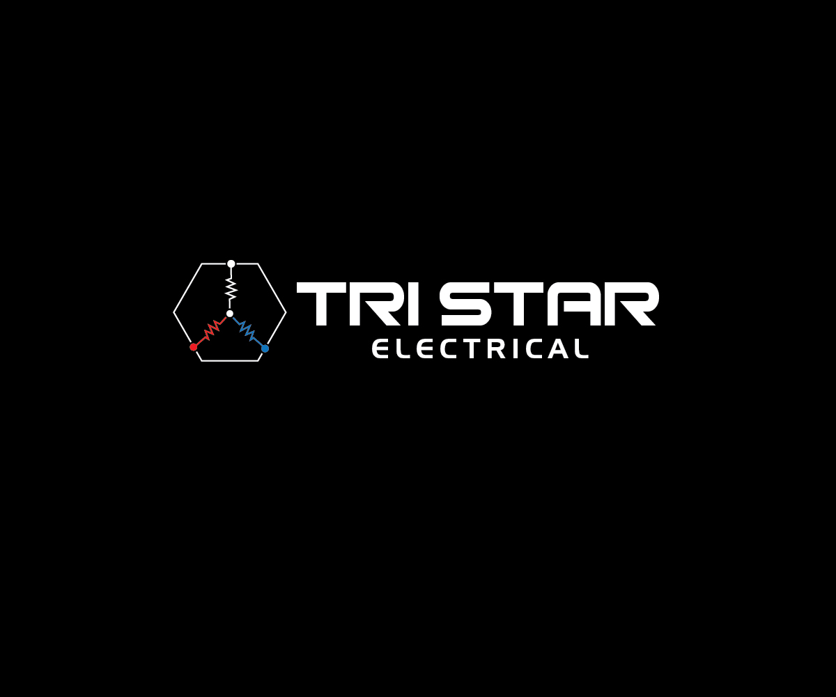 Modern, Masculine Logo Design for Tri Star Electrical by renderman ...