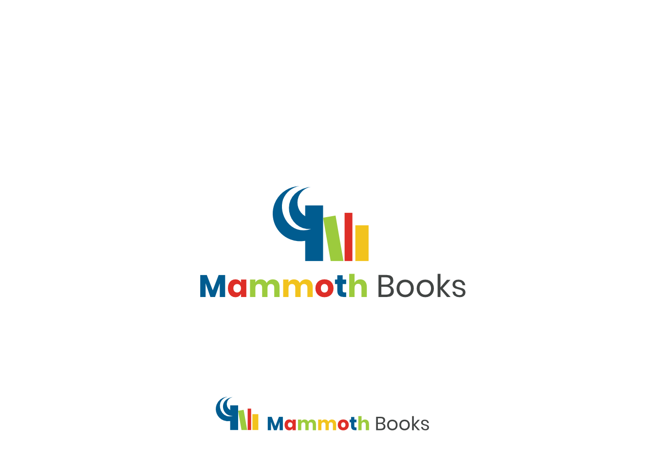 Bold, Playful, Book Publisher Logo Design for Mammoth Books by Gita ...