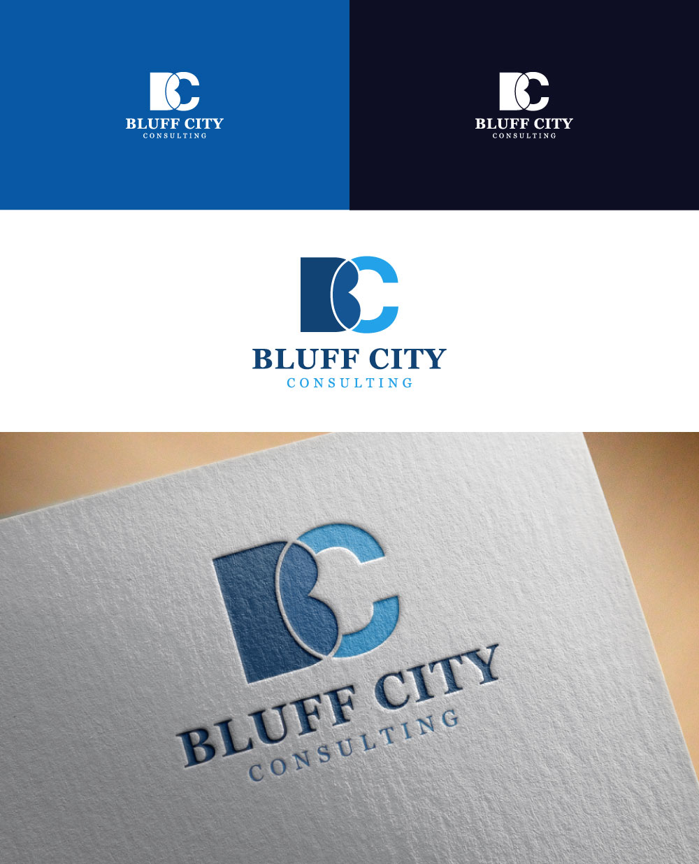 Logo Design for Bluff city consulting by Ash_king | Design #21827578
