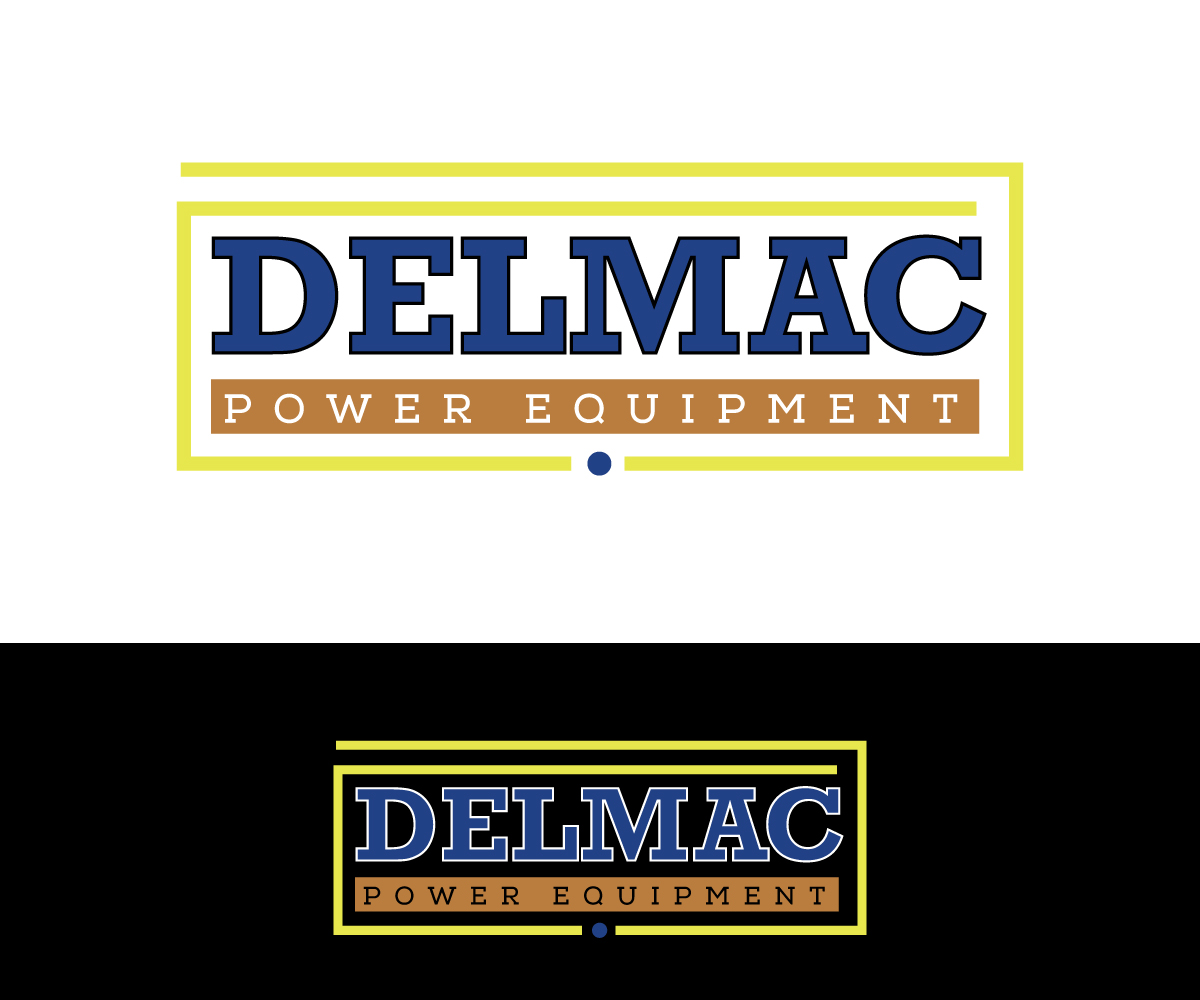 Professional, Masculine Logo Design for Delmac Power Equipment by ...