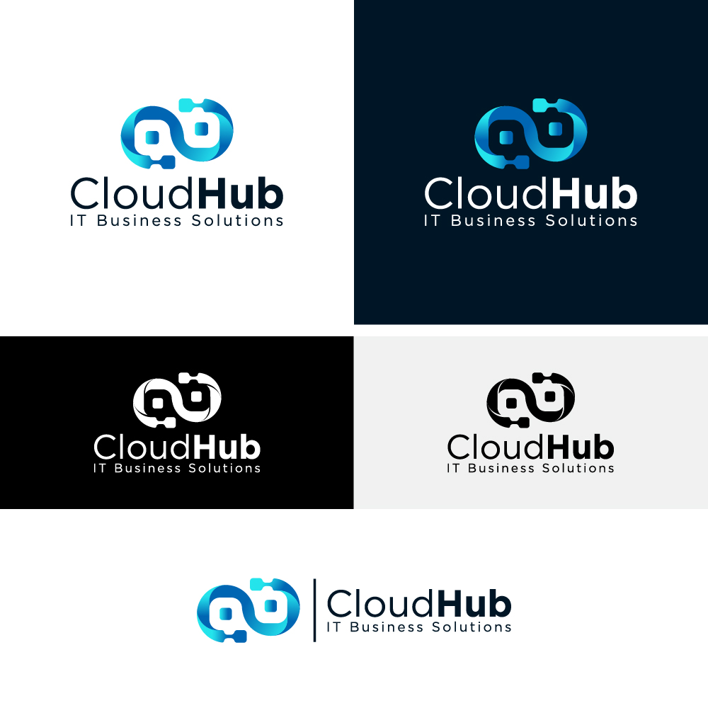 Serious, Professional Logo Design for CloudHub / IT Business Solutions ...