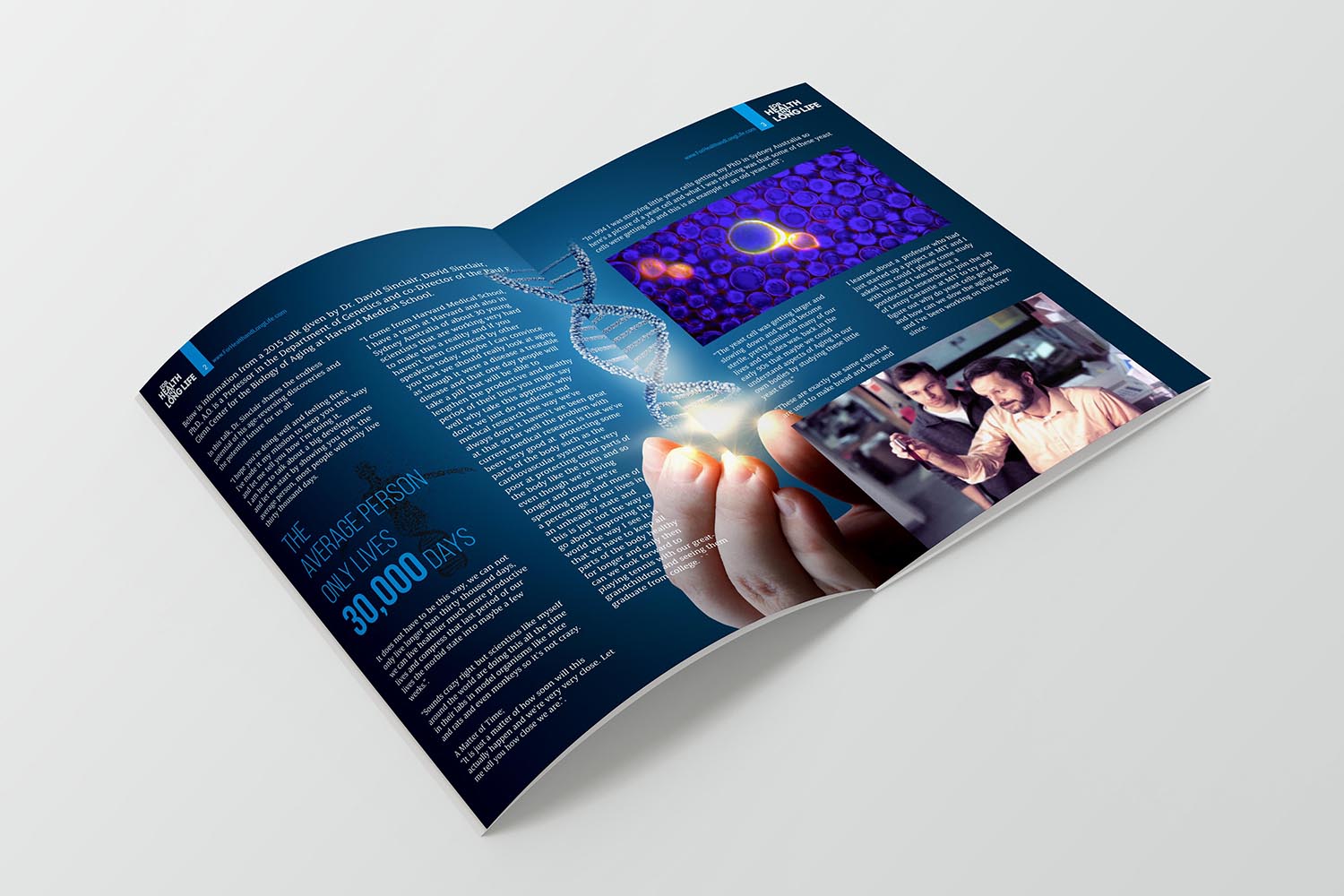 Serious, Professional, Health Product Magazine Design for a Company by ...