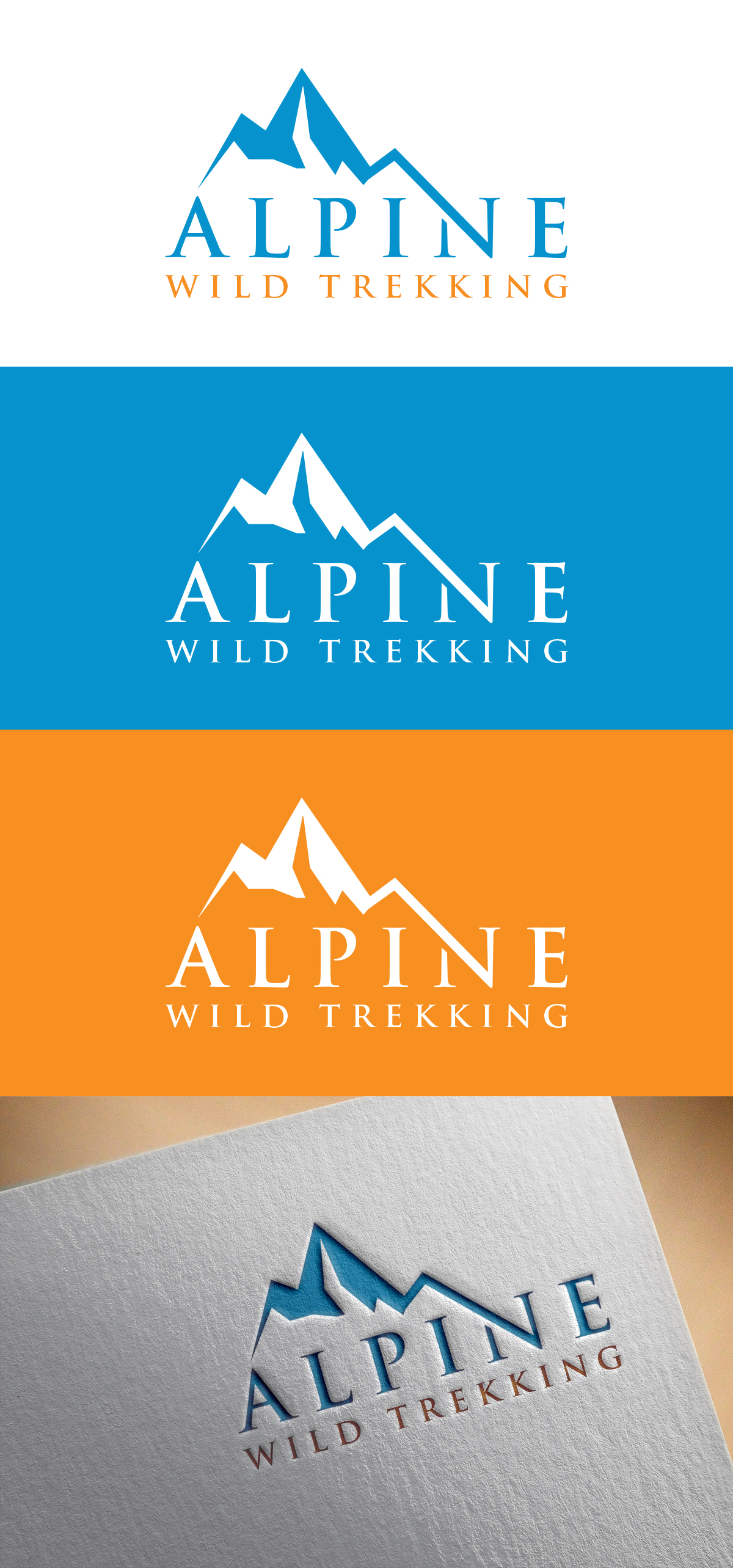 Modern, Playful Logo Design for Alpine Wild Trekking by Soonia | Design ...