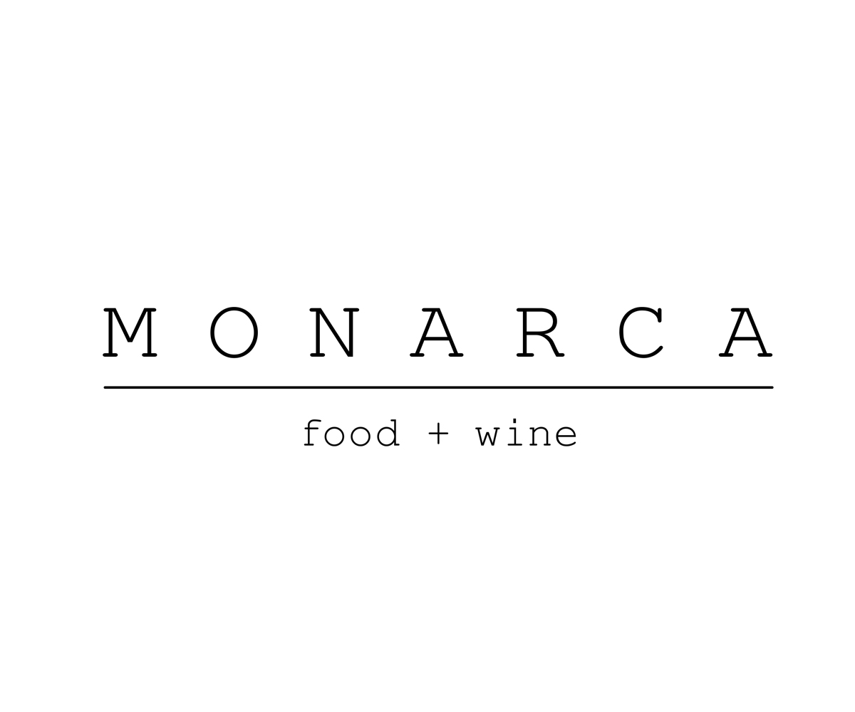 Colorful, Modern, Hospitality Logo Design for Monarca food + wine by ...