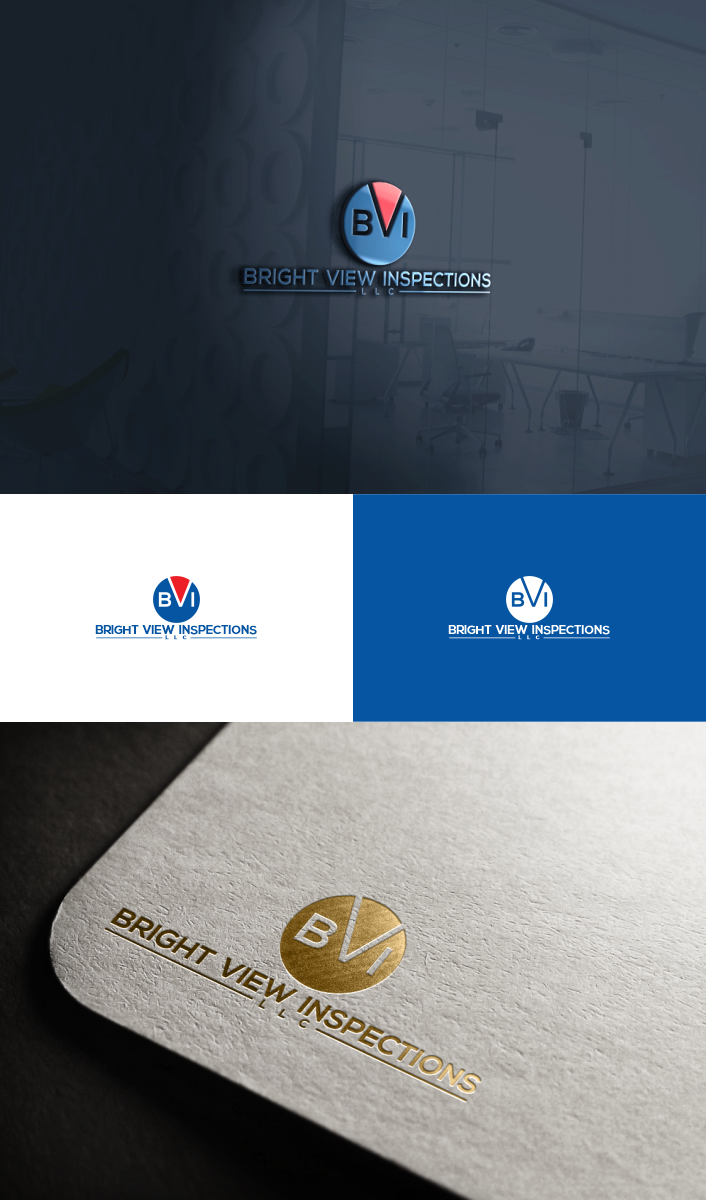 Bold, Masculine, Home Inspection Logo Design for Bright View ...