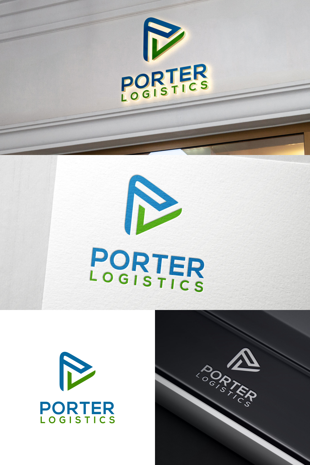 Modern, Masculine, Logistics Logo Design for Just our business name and ...