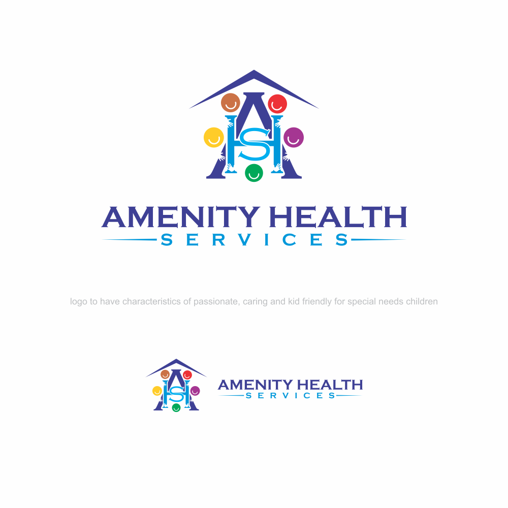 Personable, Elegant, Home Health Logo Design for Amenity Health ...