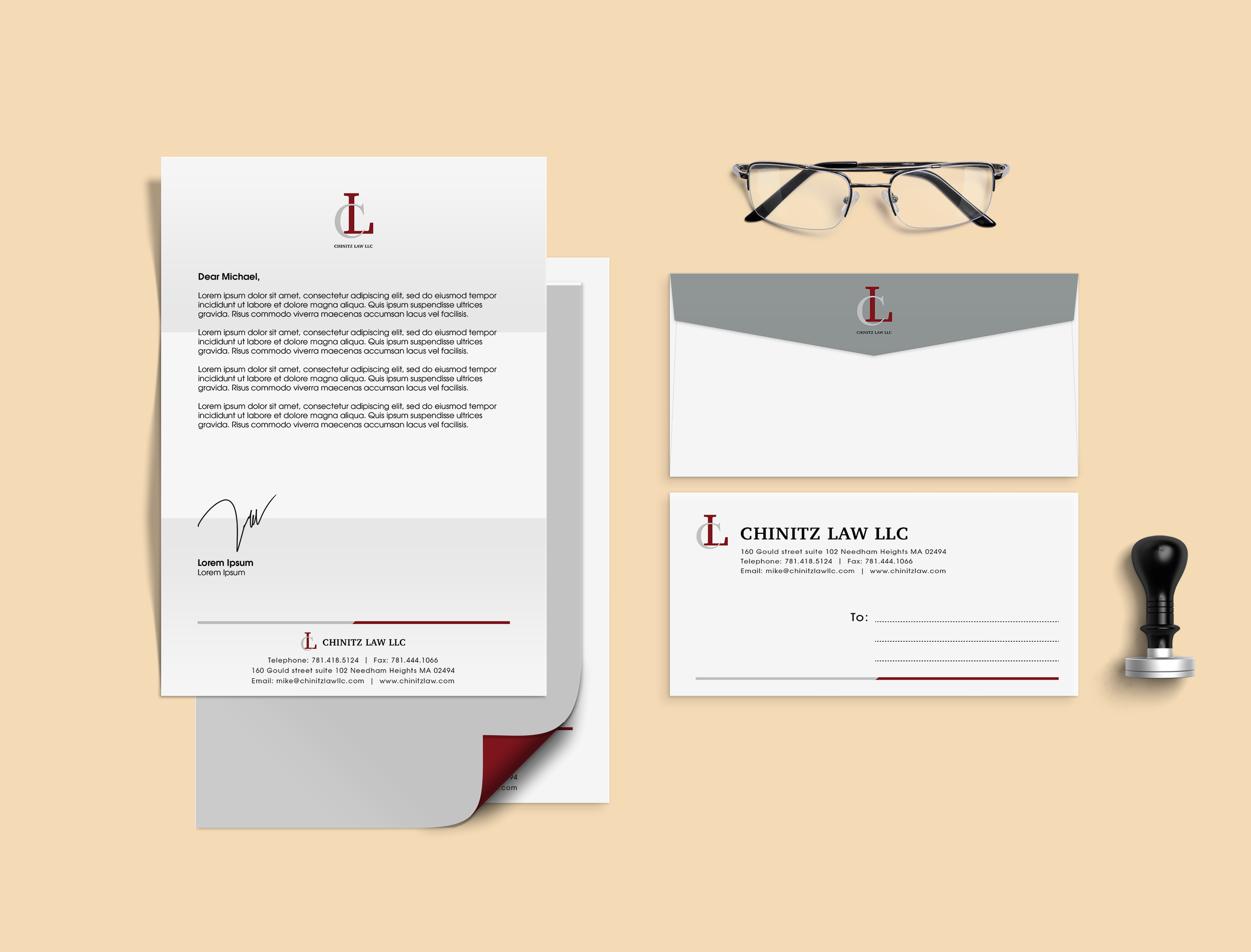 Serious, Professional Stationery Design for a Company by Yenney Nguyen ...