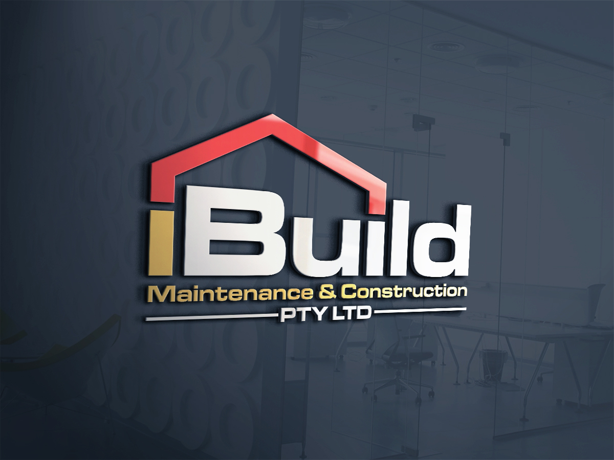 Colorful, Bold, Construction Company Logo Design for iBuild Maintenance ...