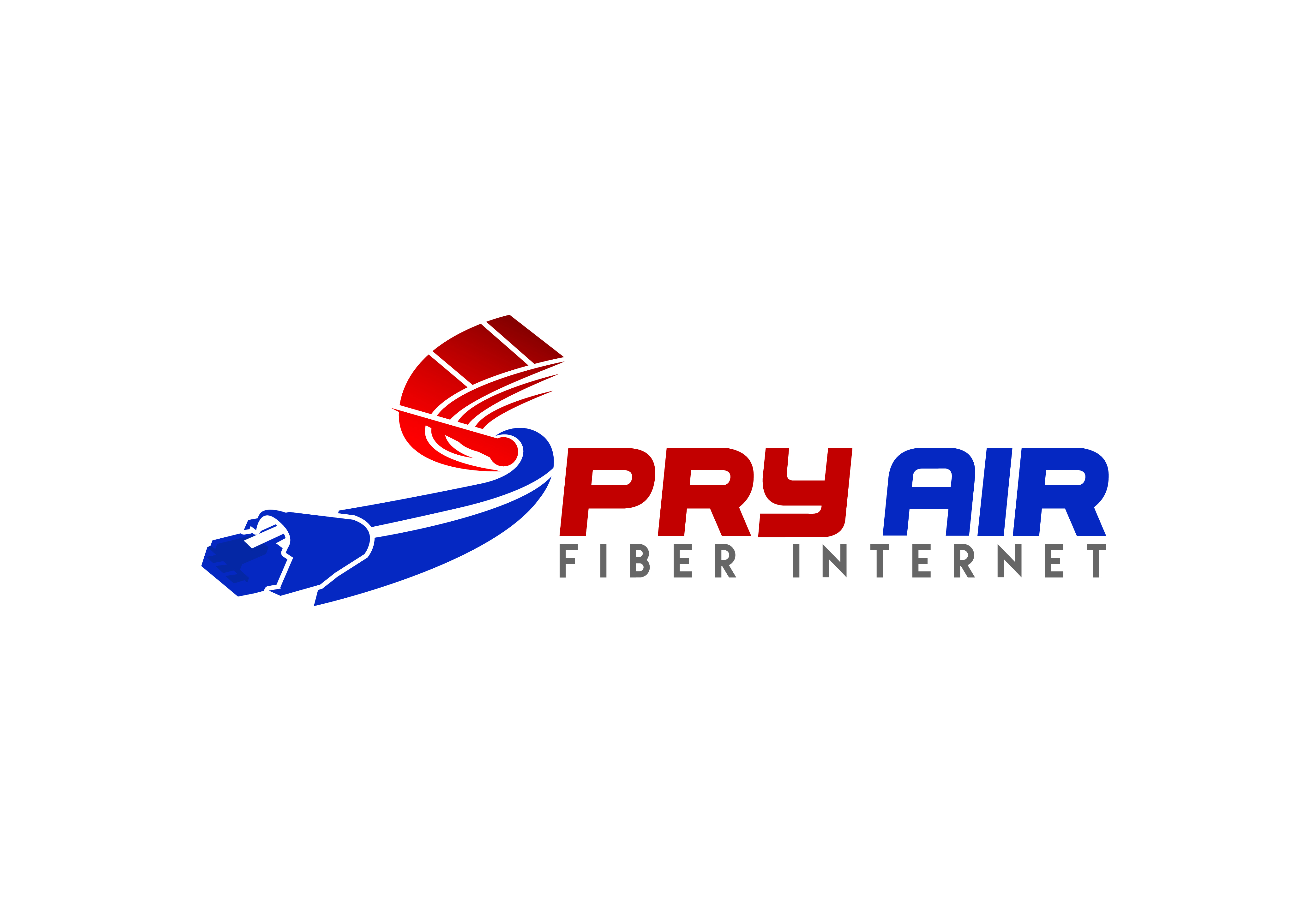 Bold, Modern, Internet Service Provider Logo Design for Spry Air Fiber ...
