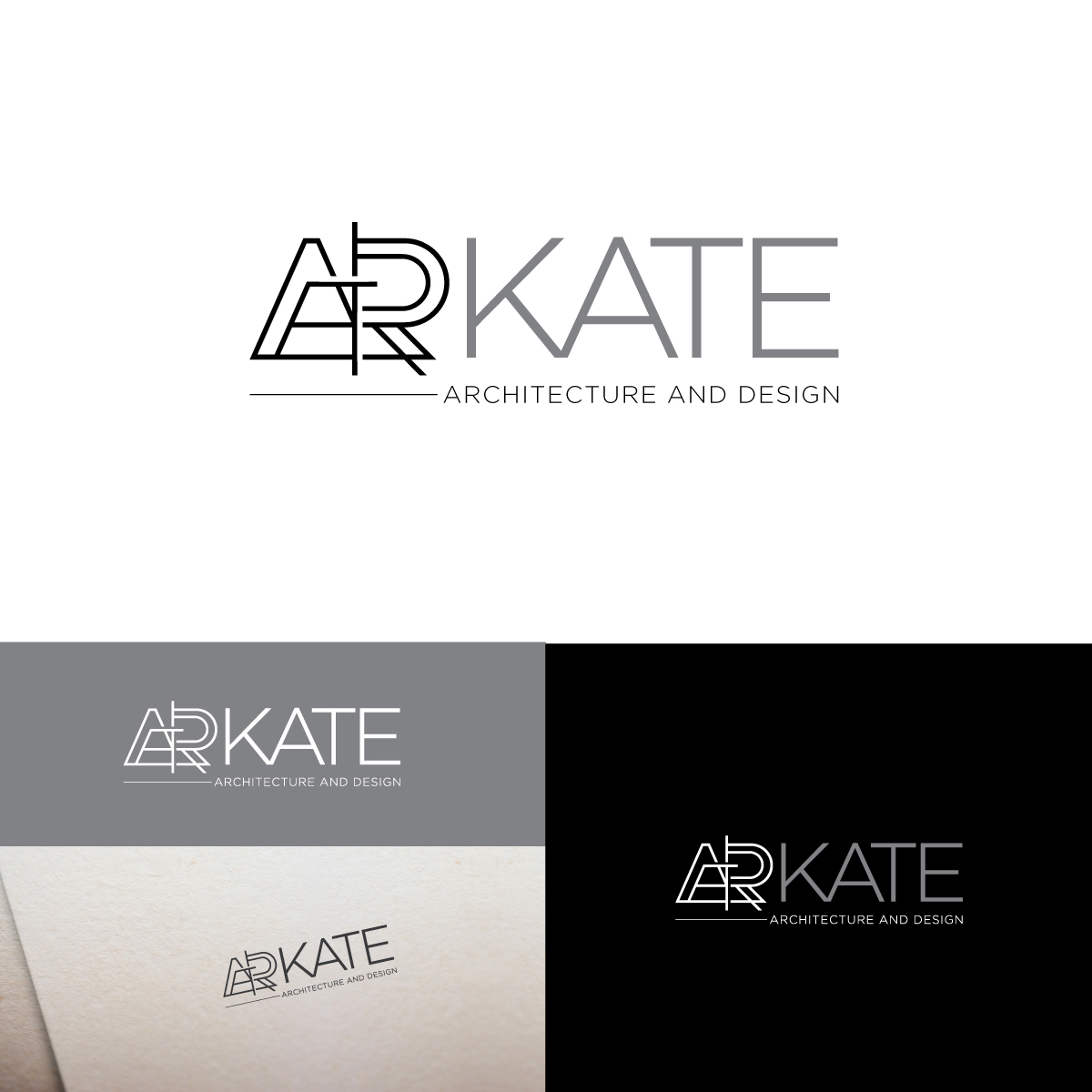Serious, Modern, Architect Logo Design for ARKATE Architecture and ...