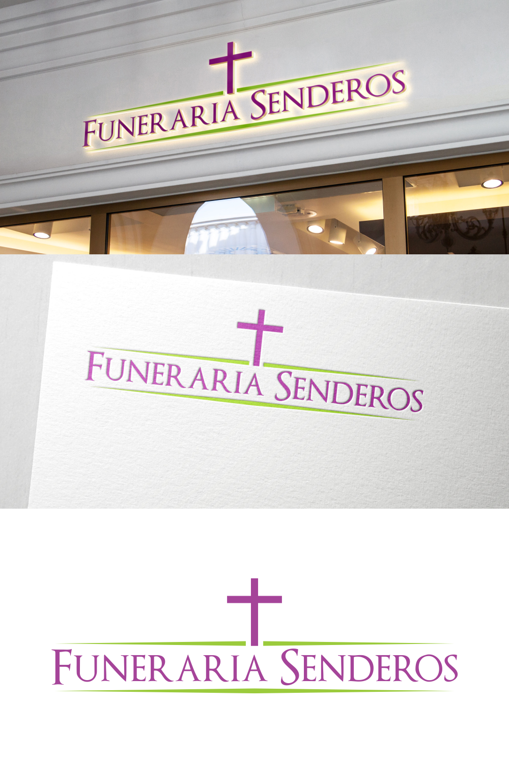 Serious, Professional, Funeral Home Logo Design for Funeraria Senderos ...