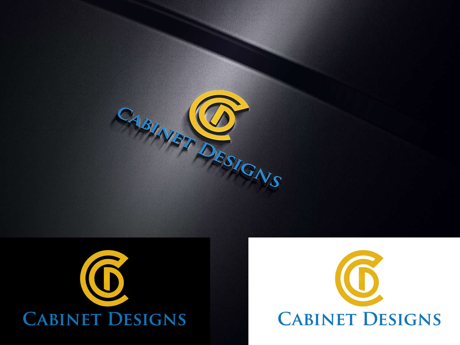 Serious, Upmarket, Construction Company Logo Design for Cabinet Designs ...