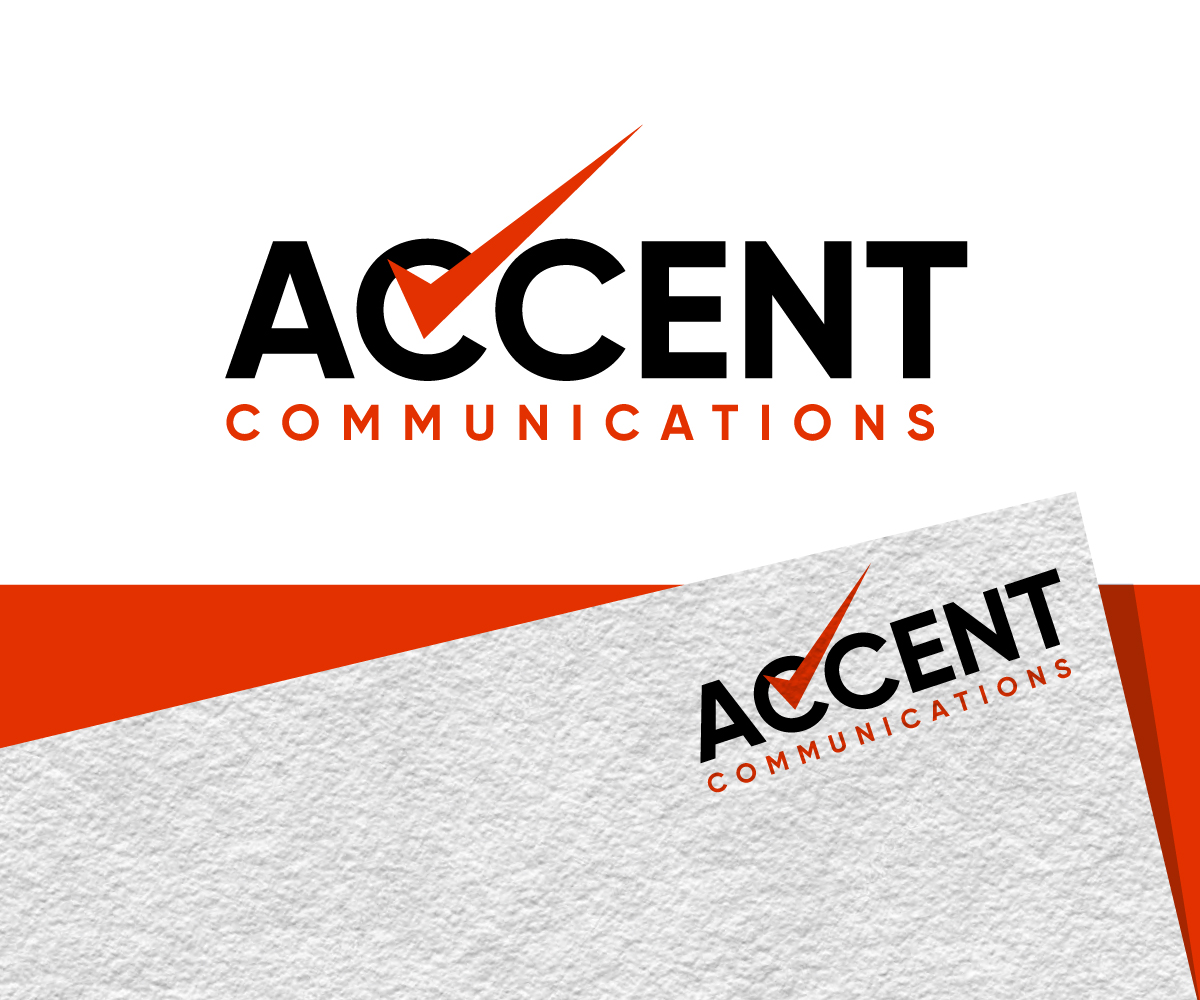 Logo Design for Accent Communications by Jay Design | Design #21999255