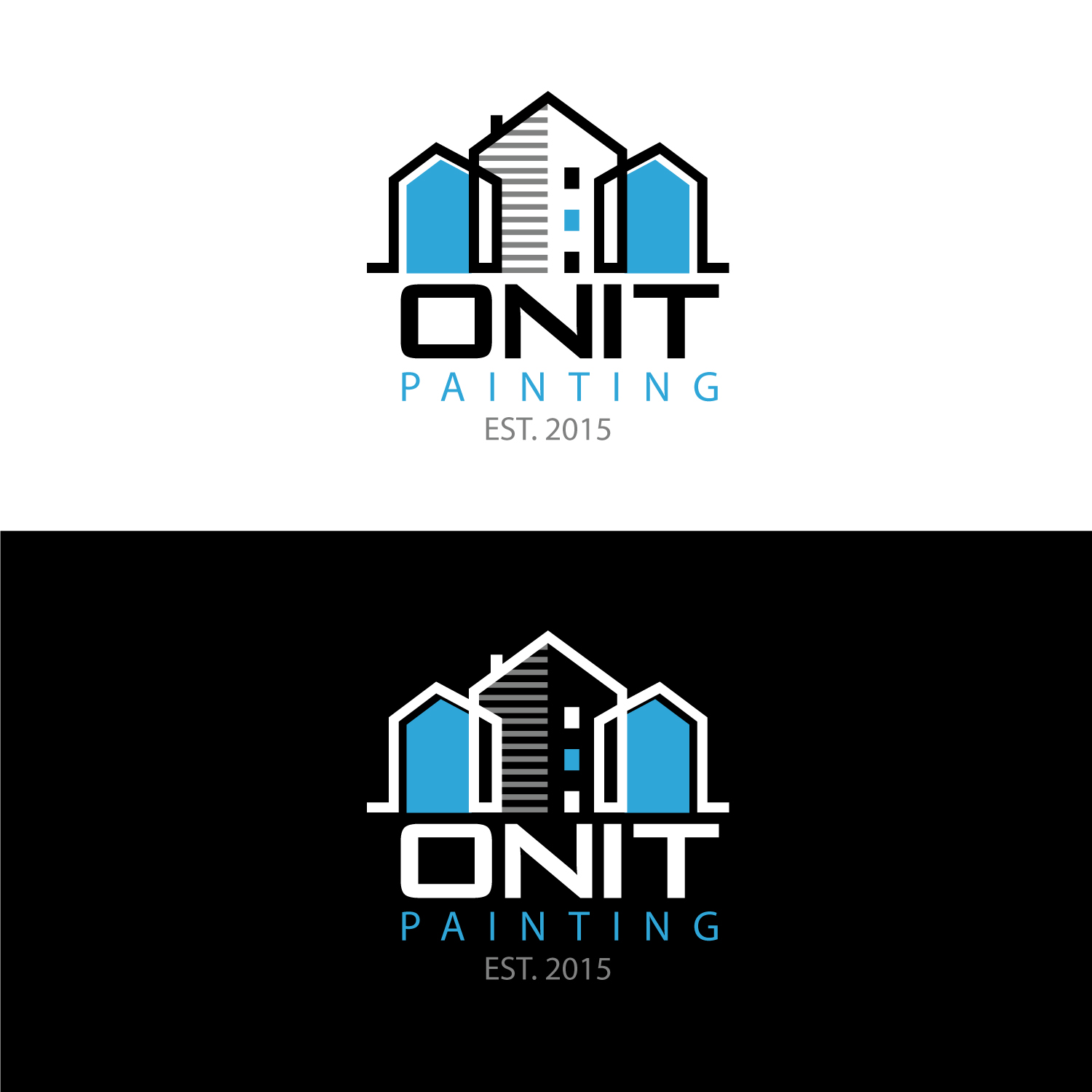 Modern, Bold, Painting Logo Design for ONIT PAINTING by FourtuneDesign ...