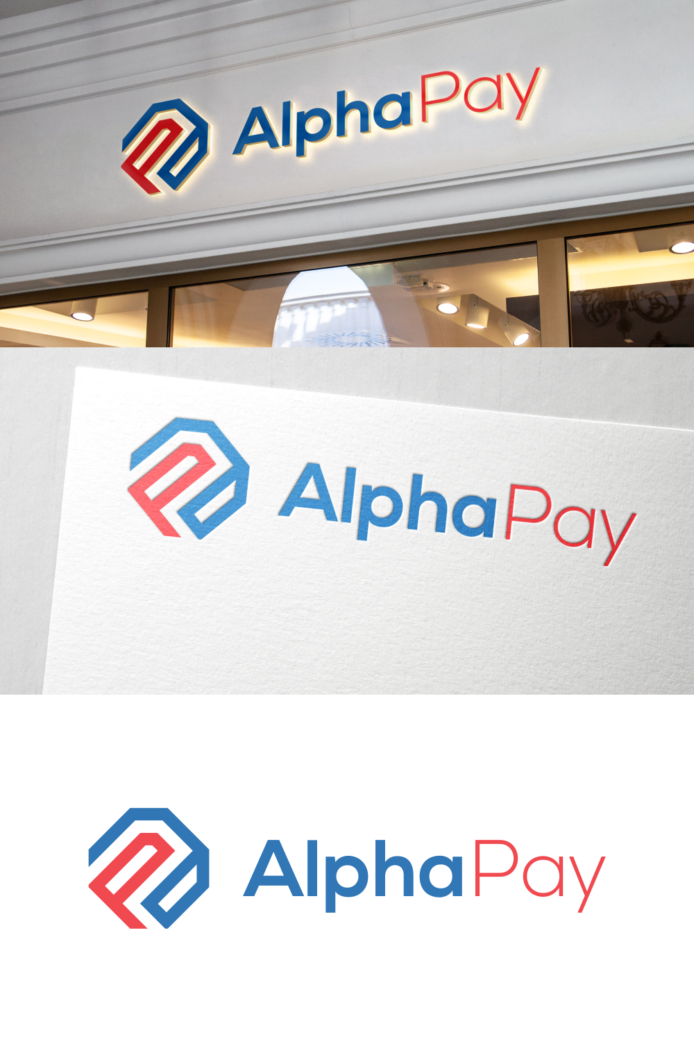 Elegant, Playful, Financial Service Logo Design for AlphaPay by untung ...
