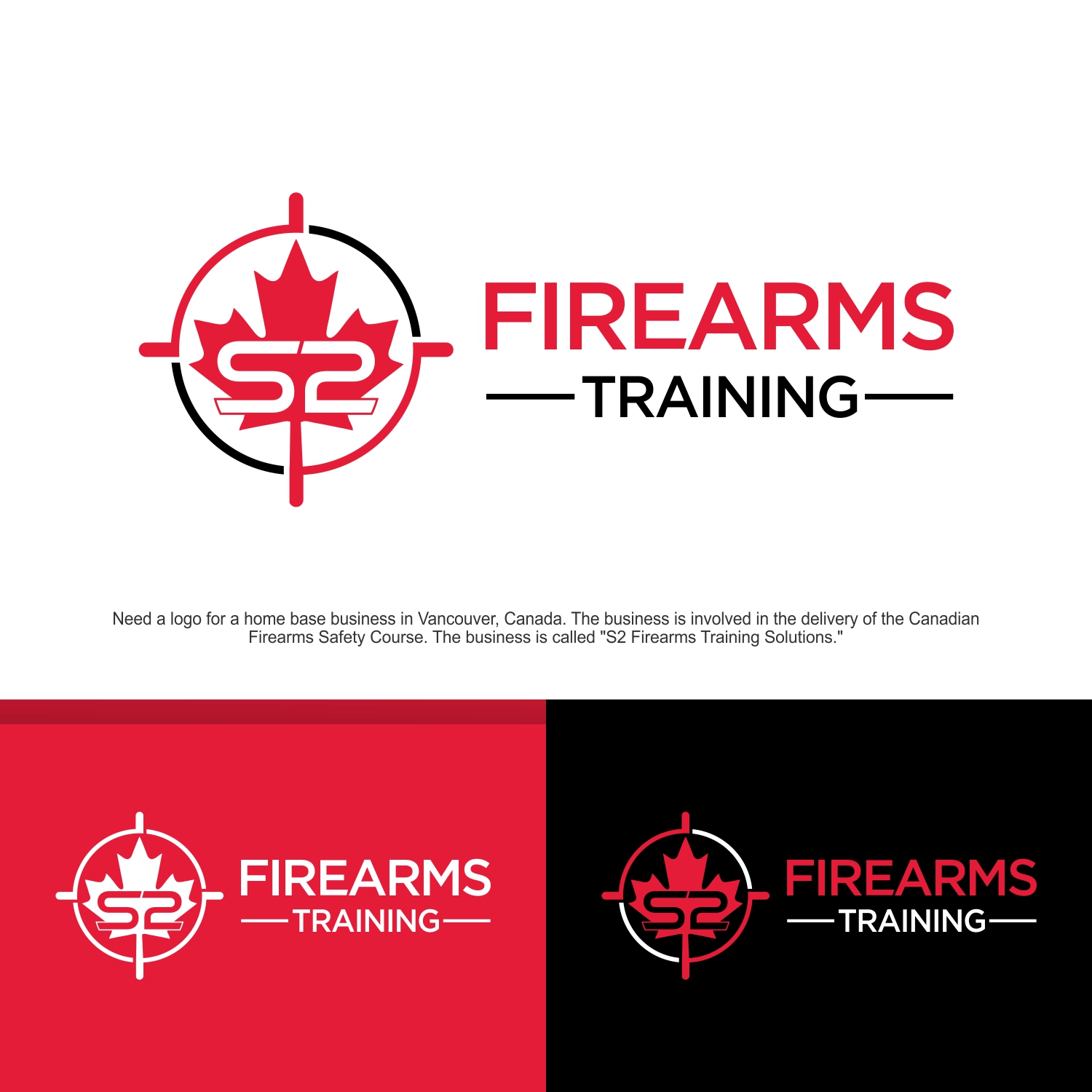 Serious, Professional Logo Design for S2 Firearms Training by SH ...