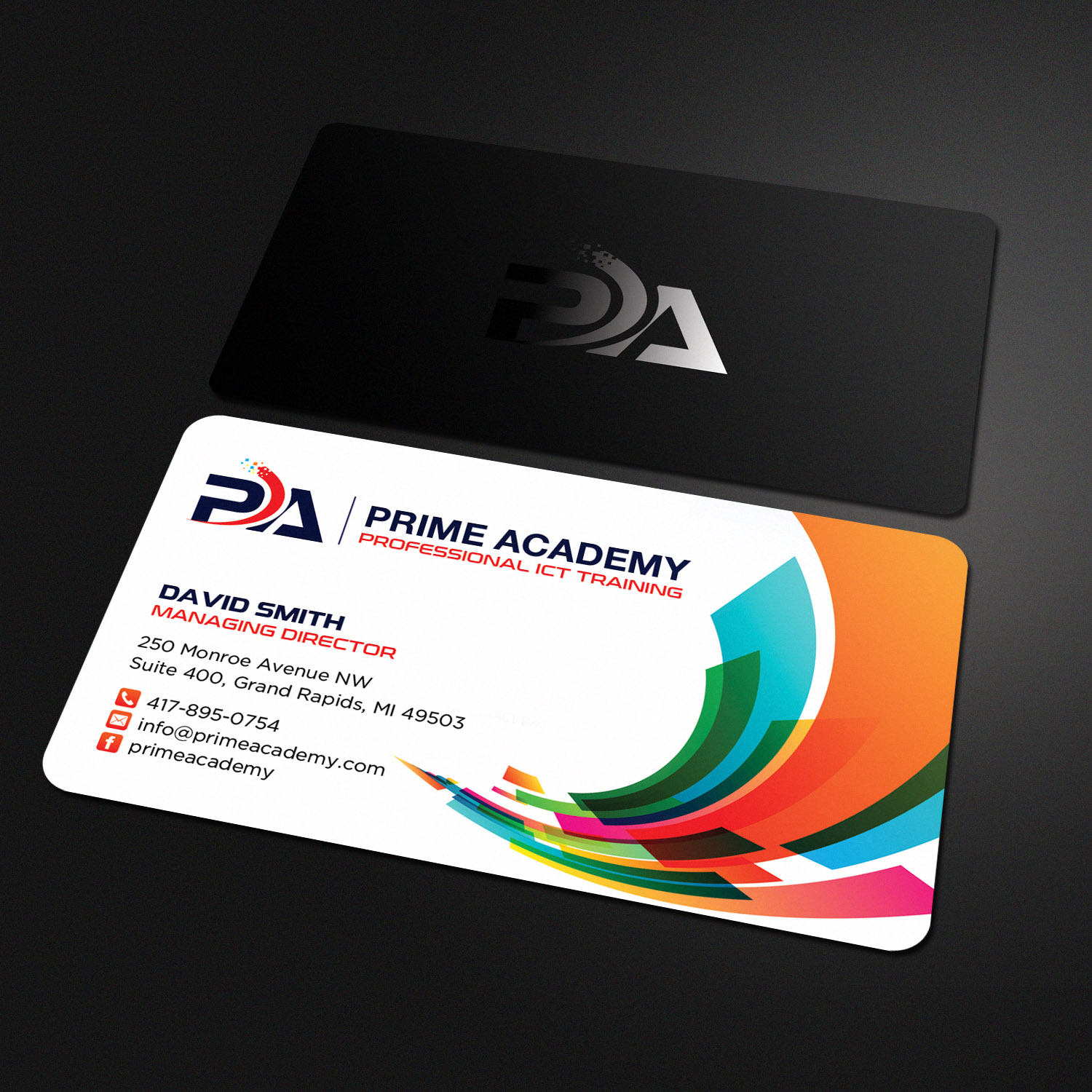 Professional, Elegant, Education Business Card Design for a Company by ...