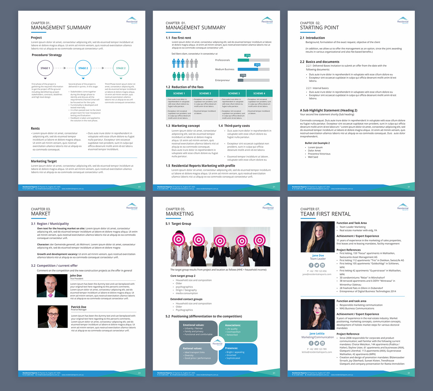 Modern Professional Word Template Design For A Company By Kepitink 