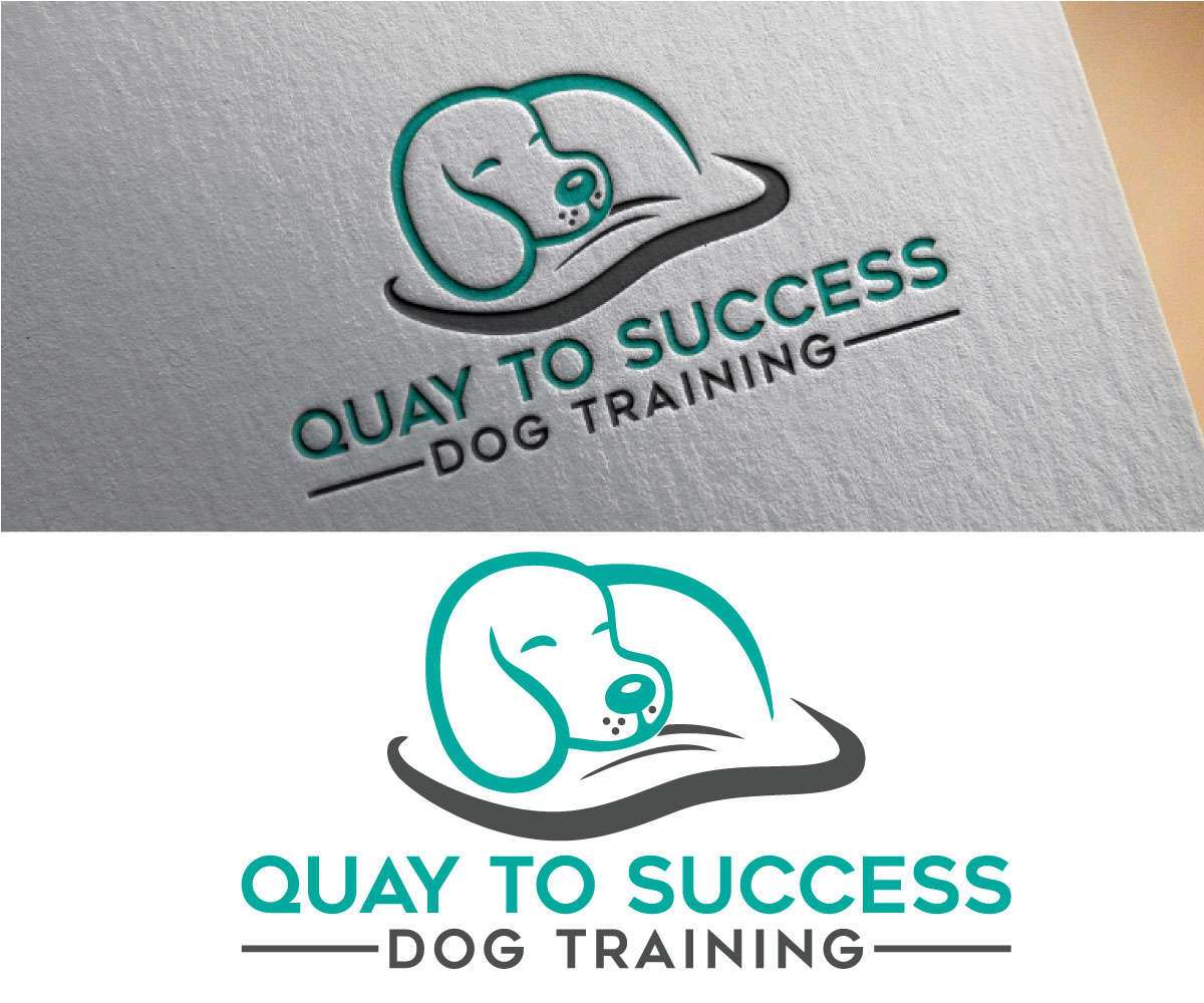Playful, Modern, Dog Training Logo Design for Quay to Success Dog ...
