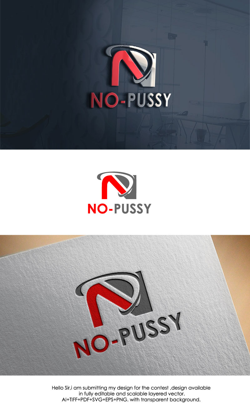 Masculine, Elegant Logo Design for NP (No-Pussy) by Easin_Logo | Design ...