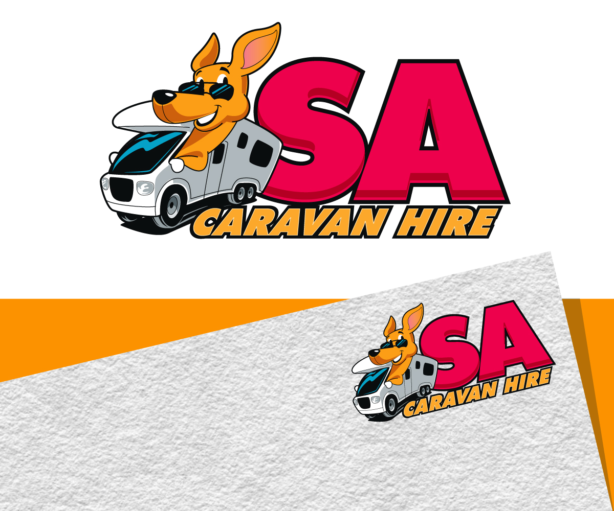 Playful, Modern Logo Design for SA Caravan Hire by Jay Design | Design ...